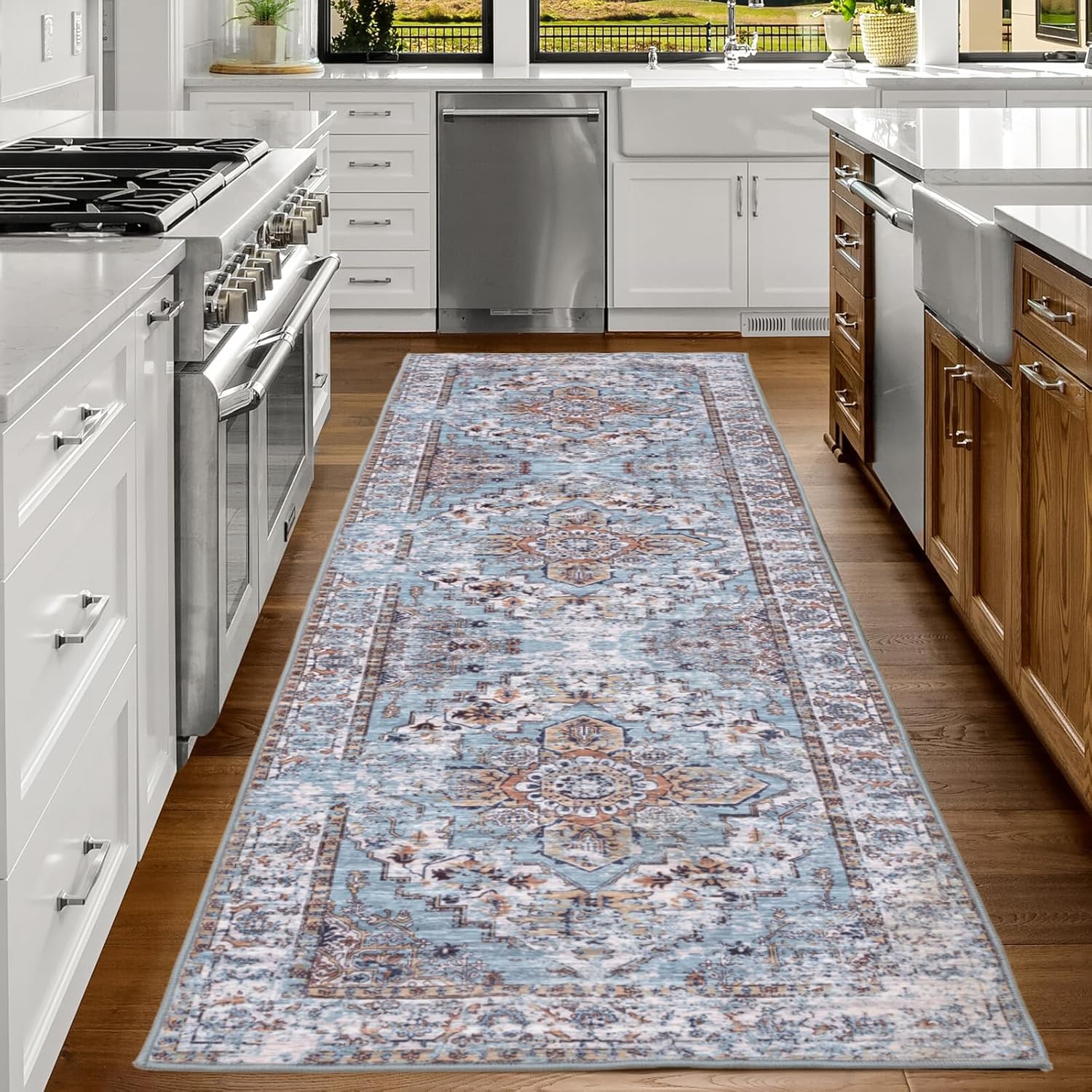 Amazon.com: nusoarug 2x7 Runner Rug Boho Hallway Rugs, Machine Washable ...