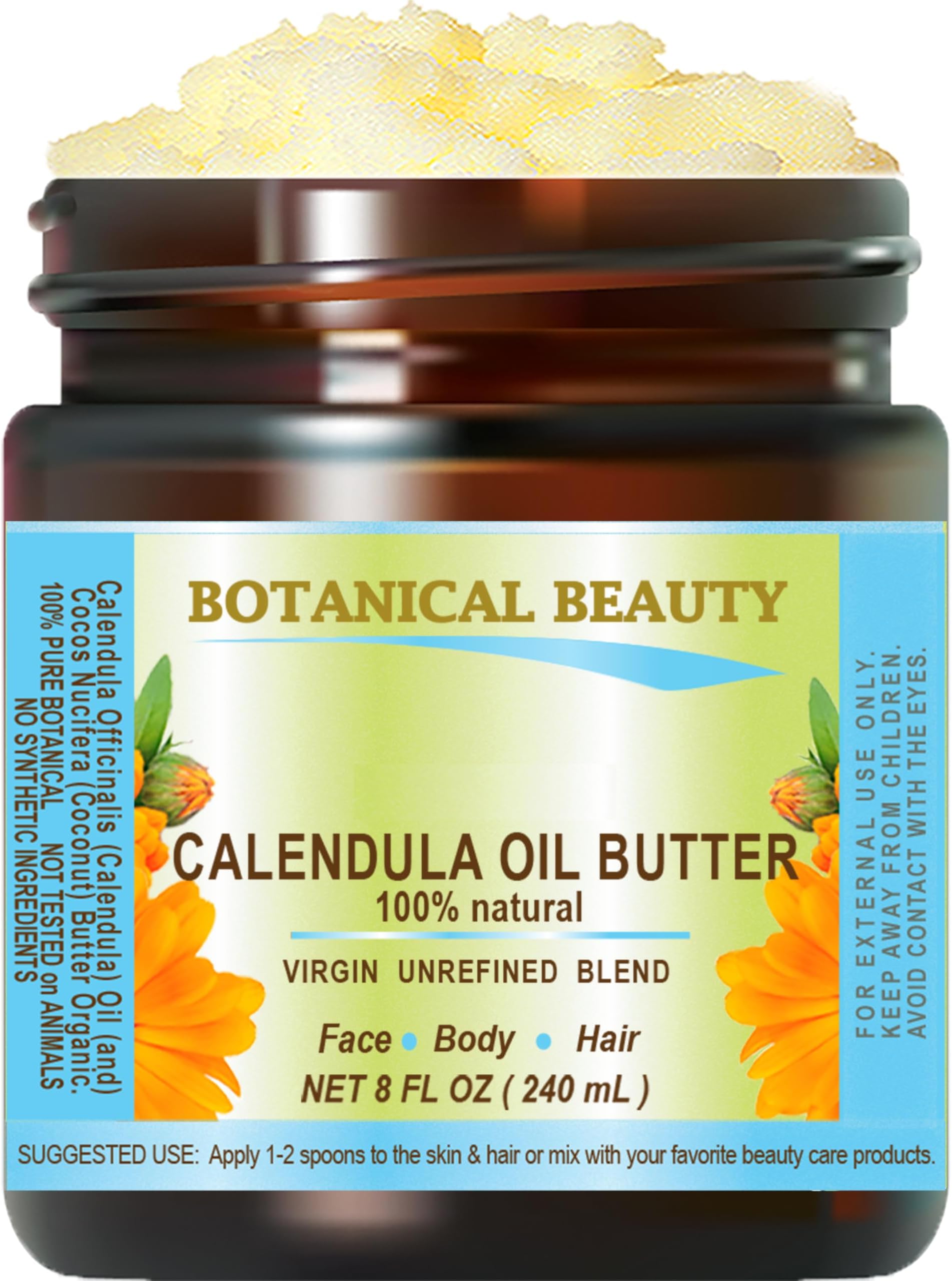 Amazon.com : Cavin Schon 4 fl oz 100% Pure Calendula Infused Oil - for ...