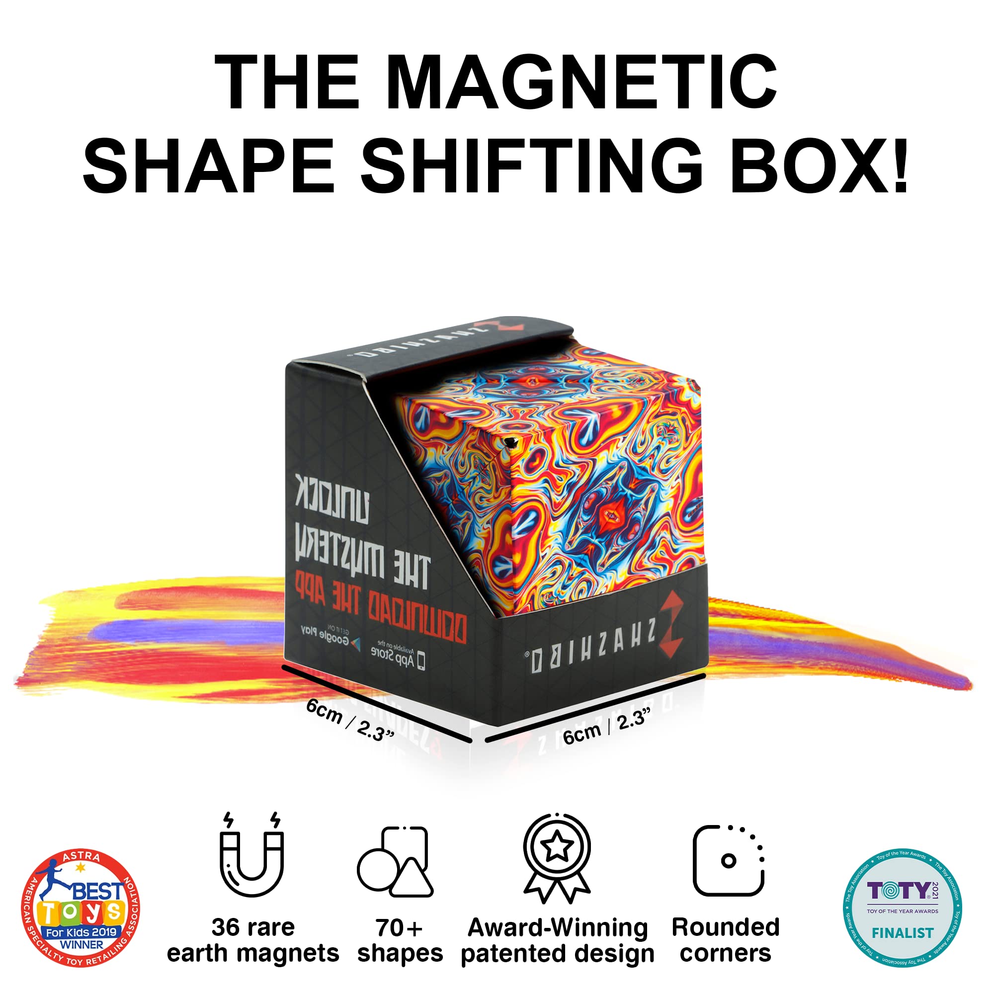 SHASHIBO - The Shape Shifting Box (36 Rare Earth Magnets) STEM/STEAM ...