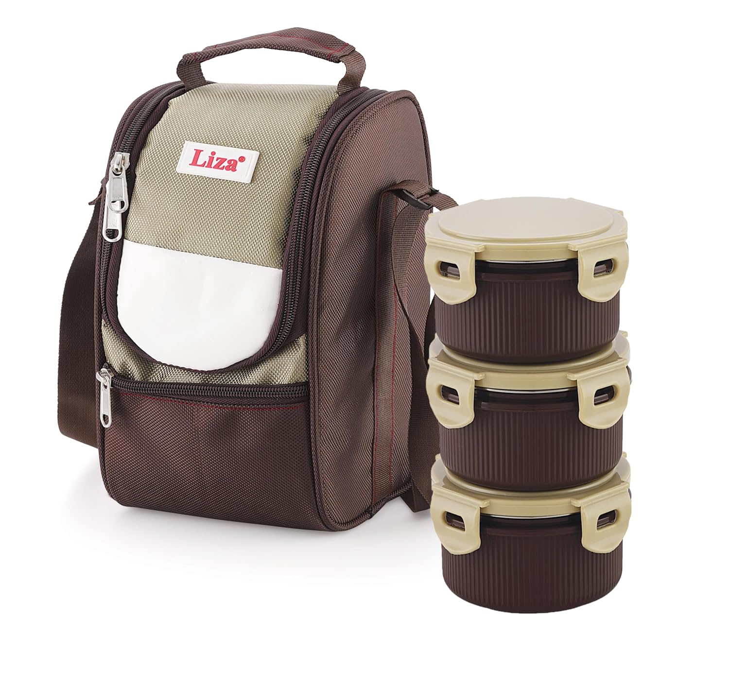 Buy Liza Hot Fresh 3 Container Lunch Box, Microwave Safe & Leak Proof ...