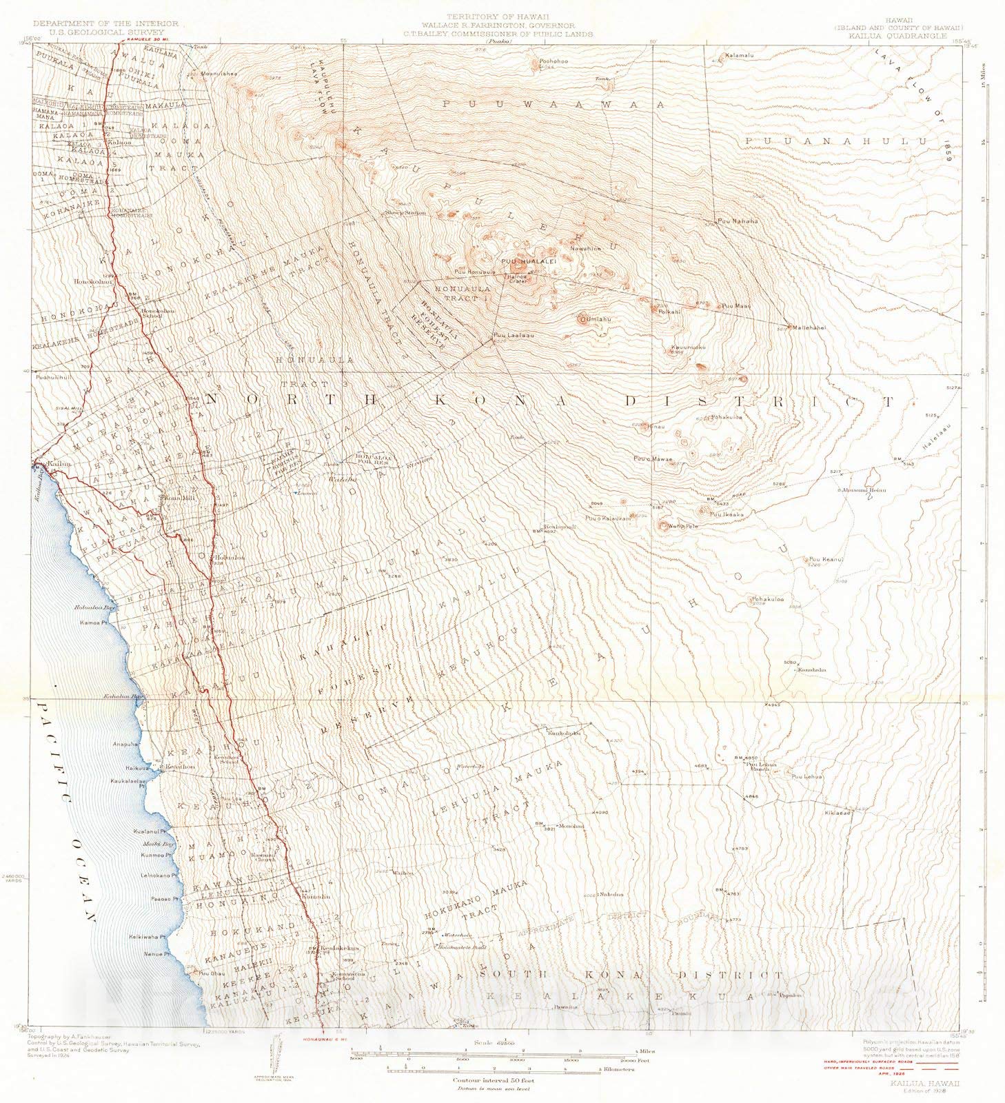 Kailua Topo Map OceanGrafix NOAA Nautical Charts 19331 Kailua Bay