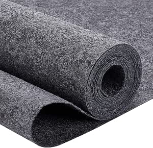 BENECREAT 3mx40cm Felt Fabric Rolls Felt Non-Woven Sheet Bulk, 1mm ...