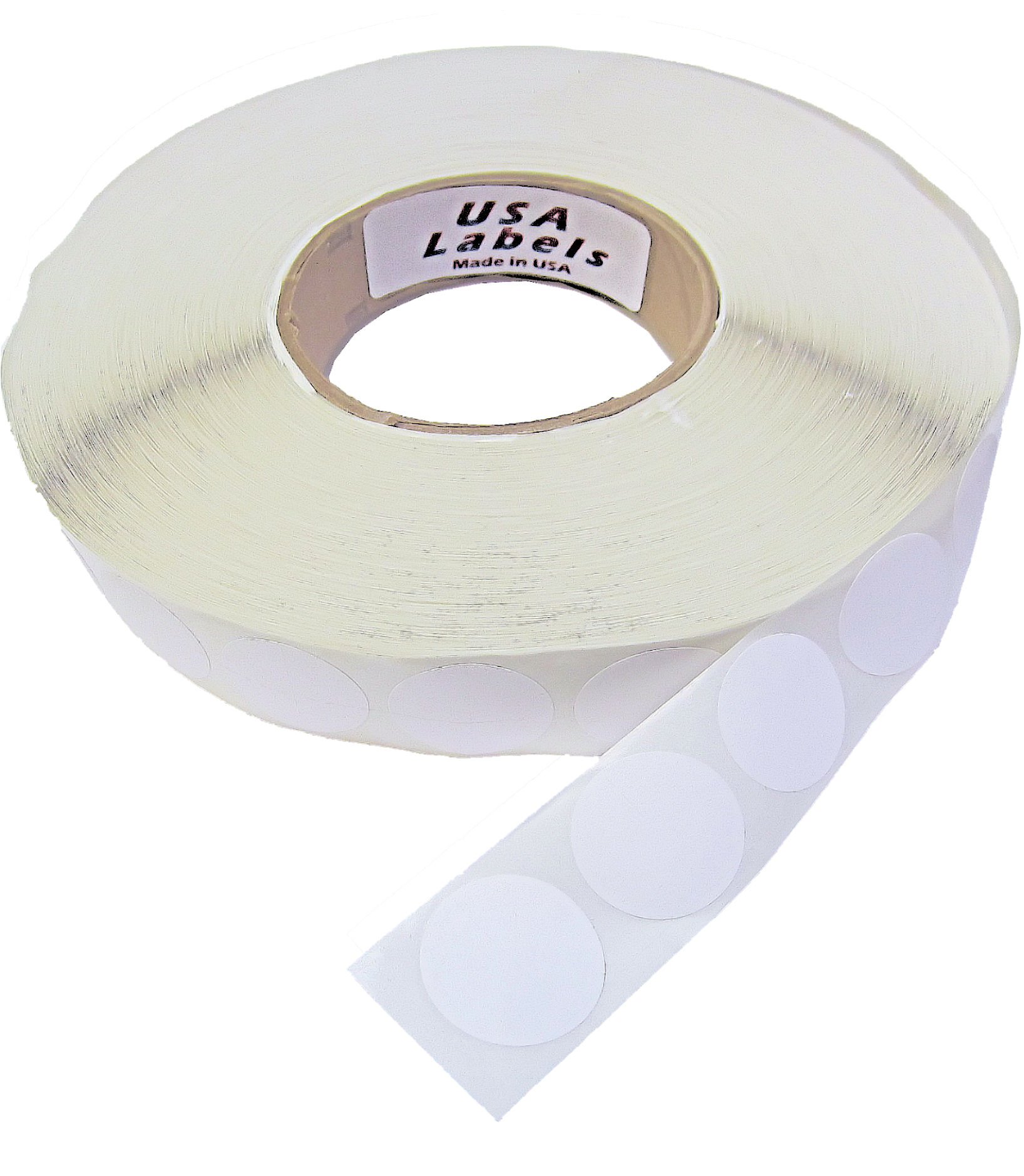 Amazon.com : 1" Wafer Tab Seals - Roll of 5,000 (White (Perforated ...