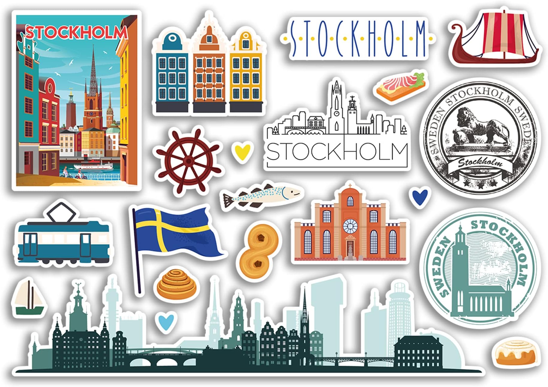 A5 Sticker Sheet Kyoto Landmarks Vinyl Stickers - Japan Japanese ...