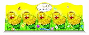 Amazon.com : Lindt Mini Easter Chicks, Milk Chocolate, 1.7 Ounce, 5 ...