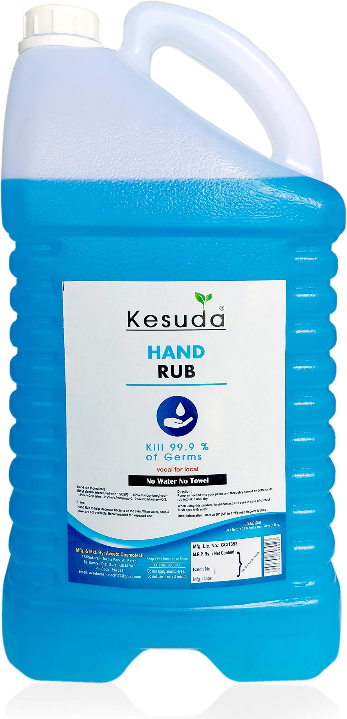 Lifebuoy Liquid Hand Sanitizer 5-L : Amazon.in: Health & Personal Care