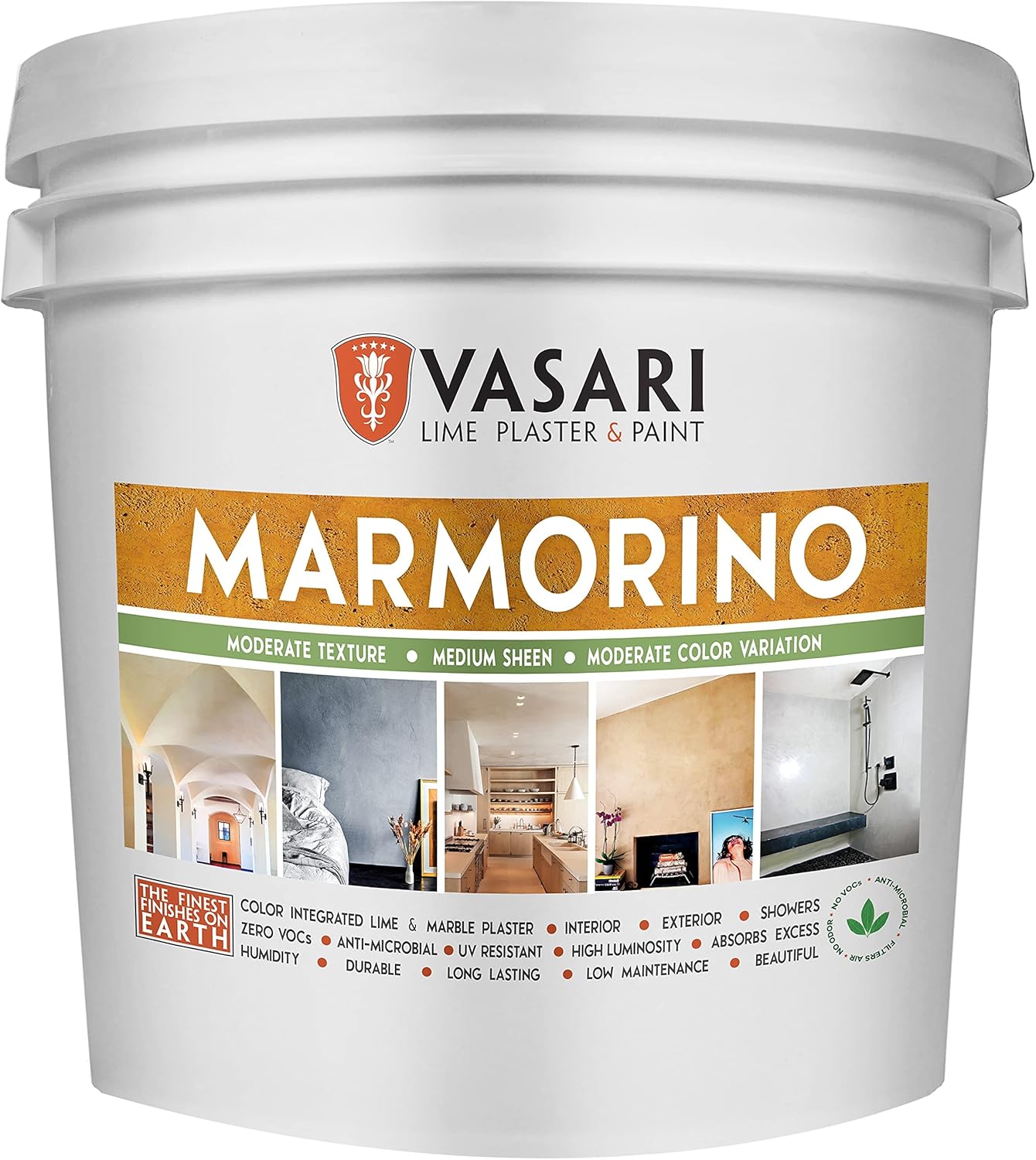VASARI Lime Plaster & Paint | Marmorino Plaster (Fine Sand Finish ...