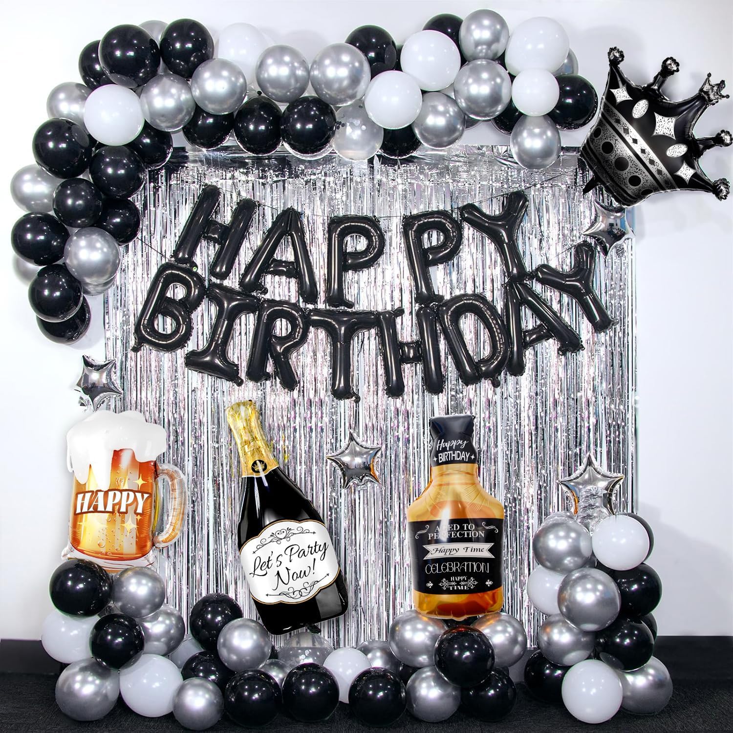 Balloons Happy Birthday For Men 18IN HAPPY BIRTHDAY MALE FOIL BALLOON