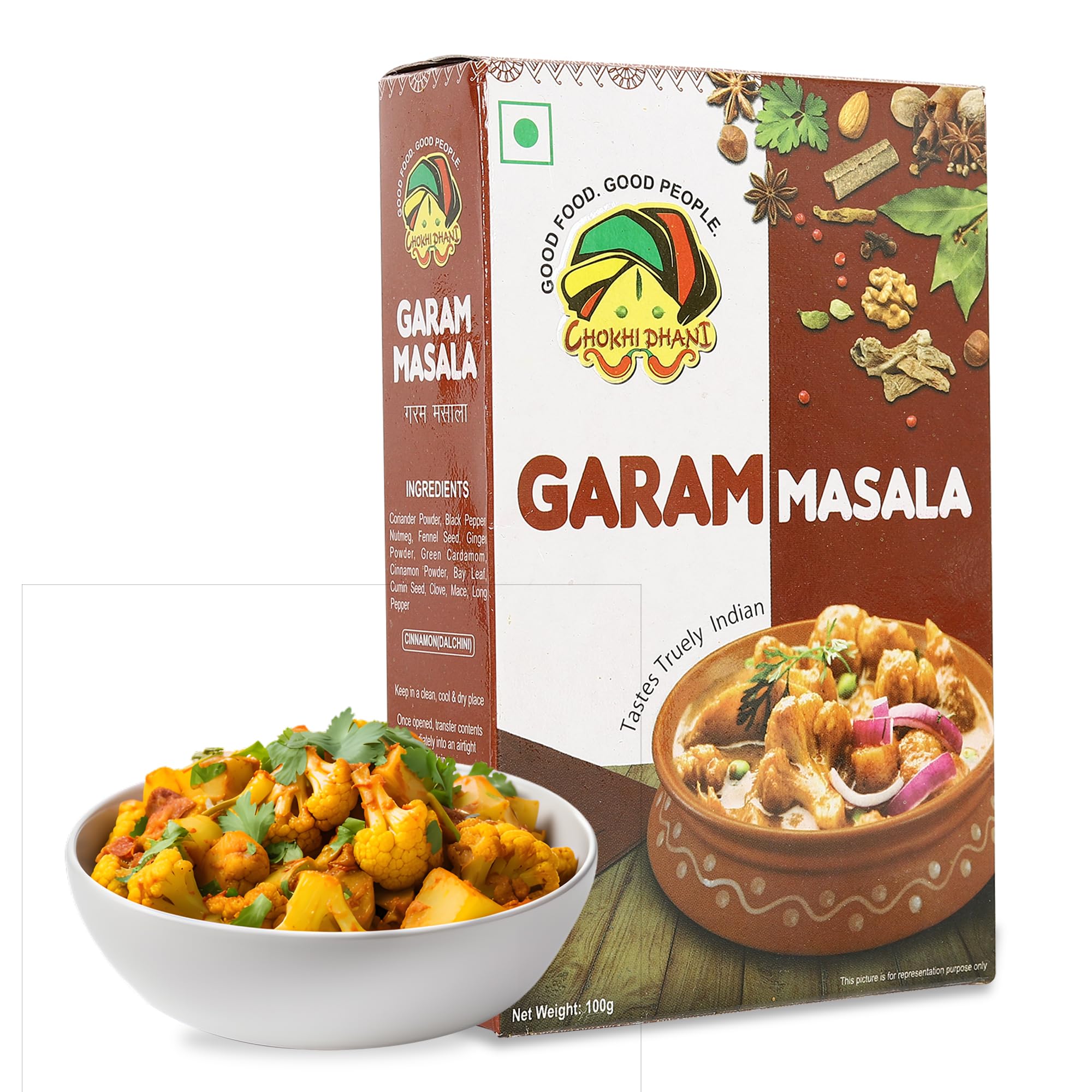 Chokhi Dhani Garam Masala Powder, Unique Blend of Spices for Rich ...