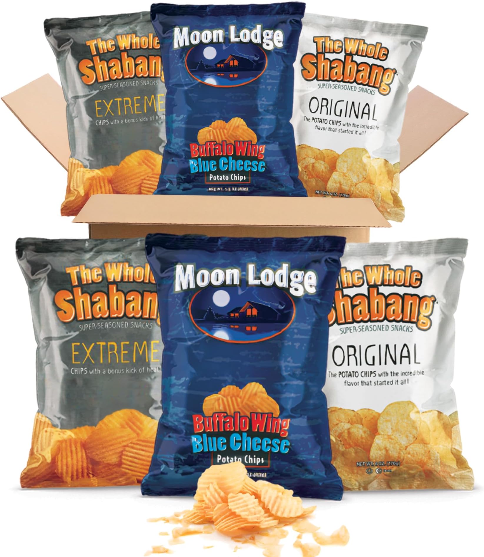 Amazon.com: The Whole Shabang & Moon Lodge Potato Chips Variety Pack ...
