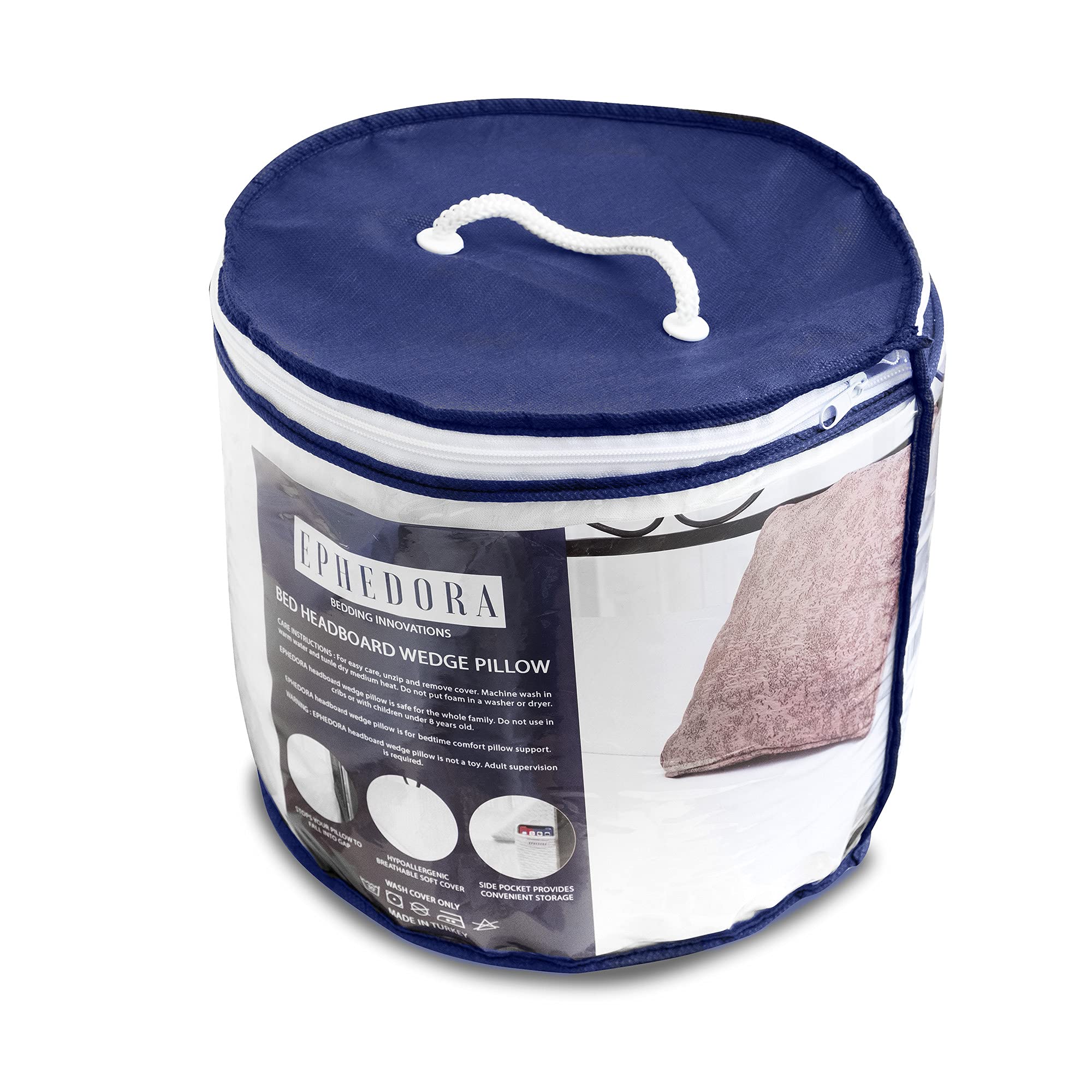 EPHEDORA Bed Wedge Stopper Pillow for Headboard Gap (0-6"), Queen Size ...