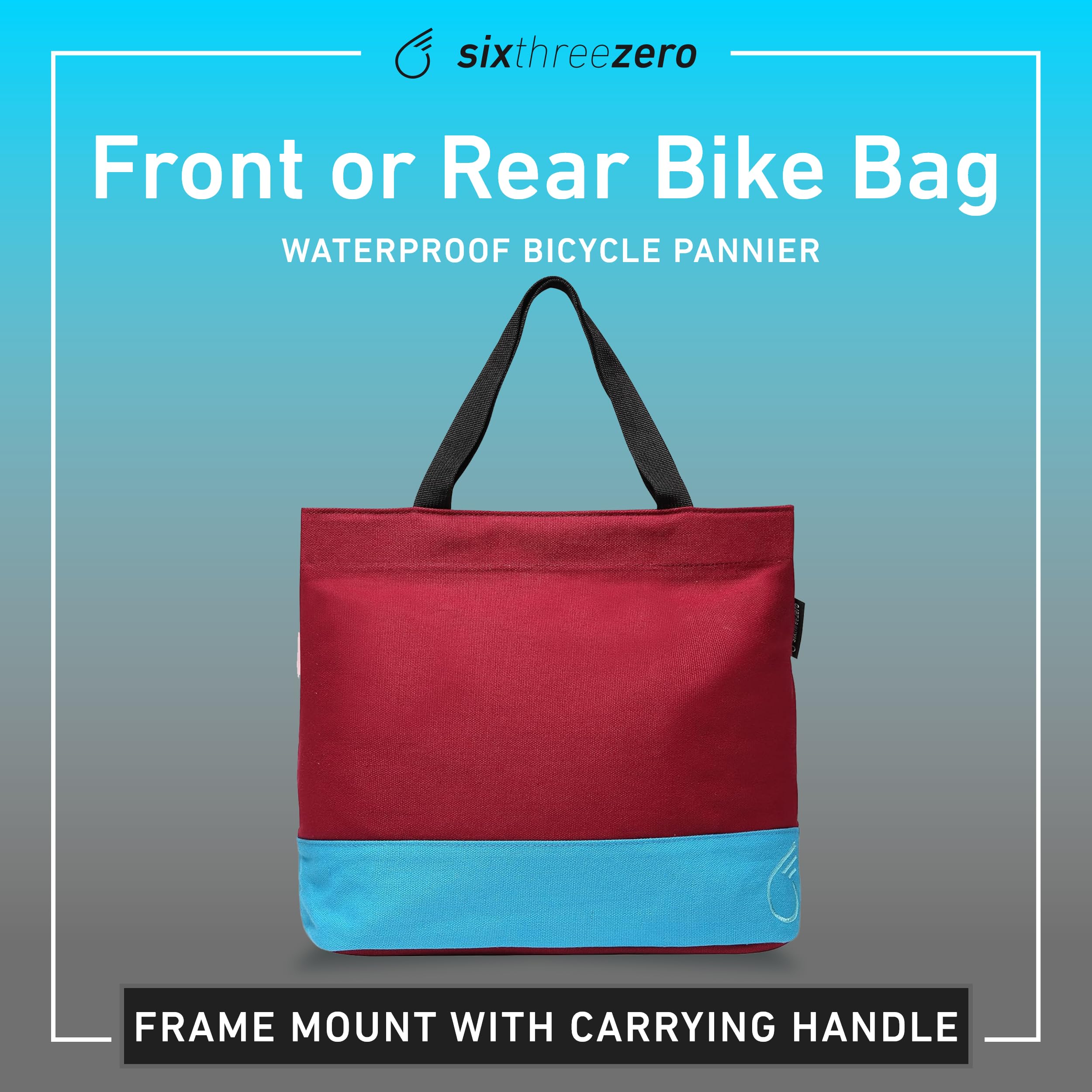 Snapklik.com : Sixthreezero Bike Bag For Front Or Rear Rack, Waterproof ...