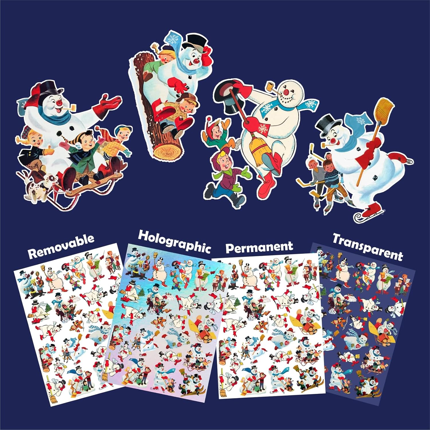 Amazon.com: Stickers Pack (Over 150 Stickers) Frosty Frolics: Cheerful ...