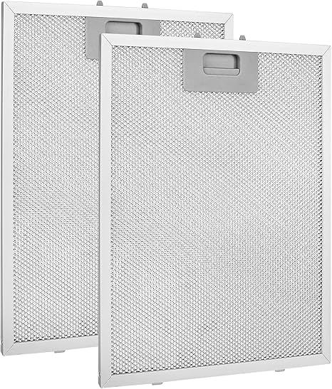 CTDMJ Cooker Hood Filter Replacement 320x260mm, 2 Pack Metal Grease ...