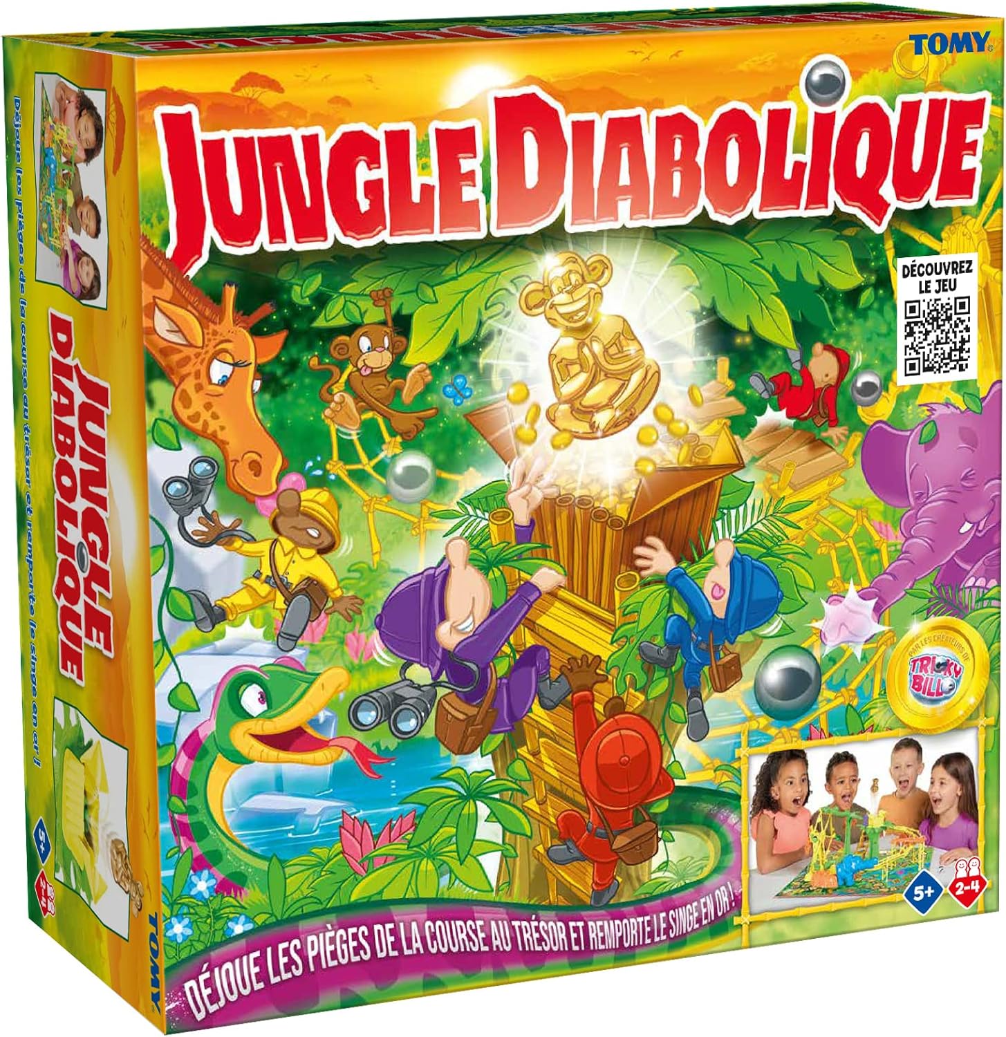 Jungle diabolique, +5 ans, 2-4 joueurs : Amazon.fr: Jeux et Jouets