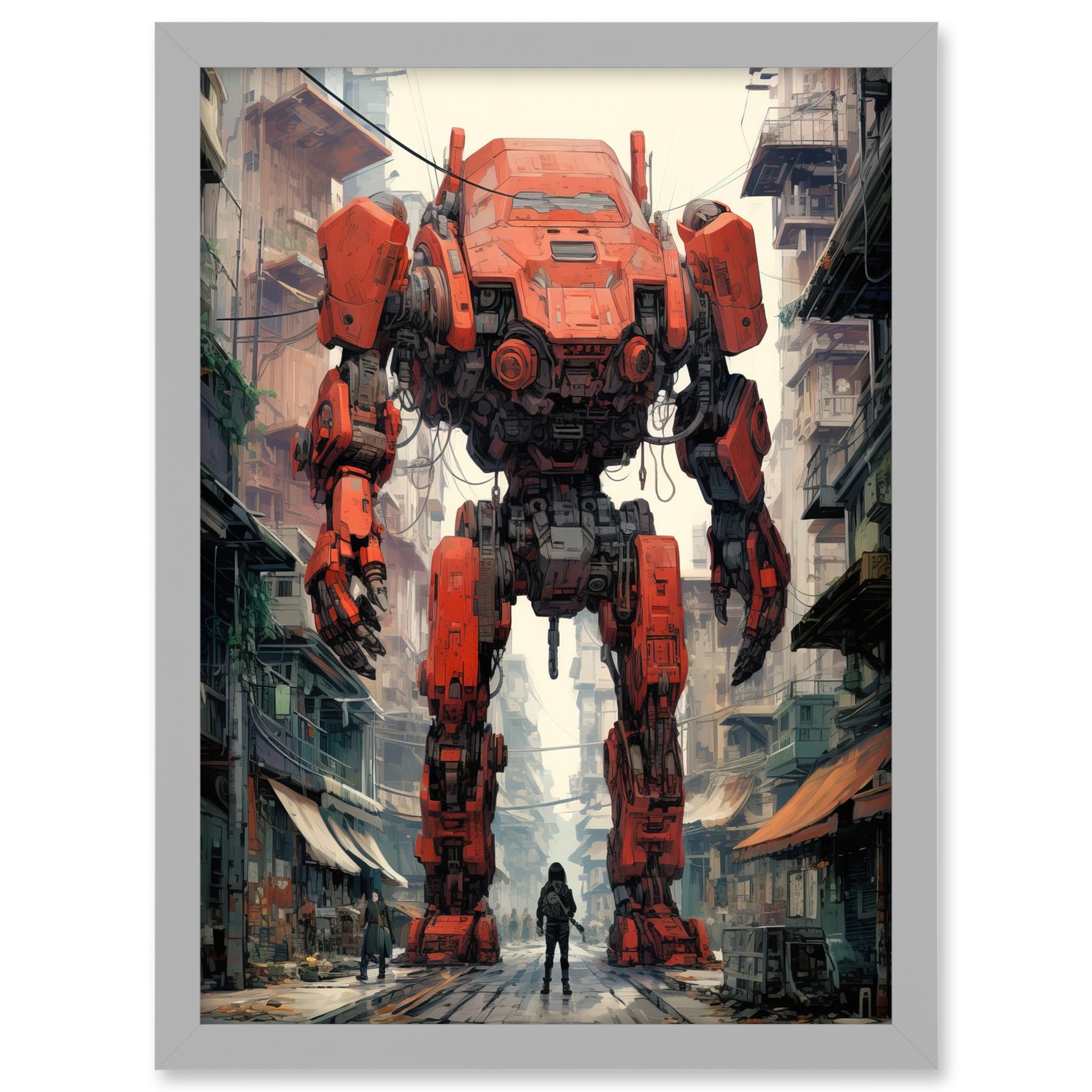 Robots Fantasía Arte Ciencia El Dia Del Robot. Ciencia Ficción
