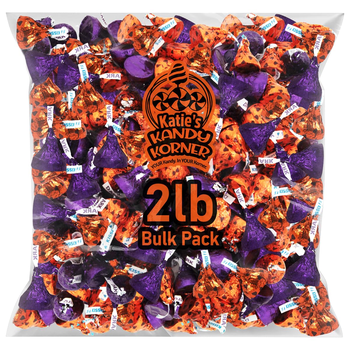 Amazon.com: KATIES KANDY KORNER Kisses Chocolate Mix, Pack of Hersheys ...