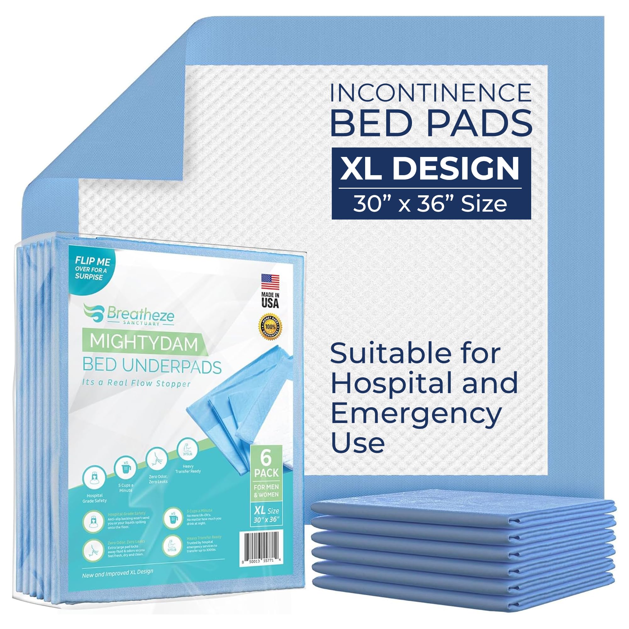 Amazon.com: Bed Pads for Incontinence Disposable - XL Heavy Duty for ...