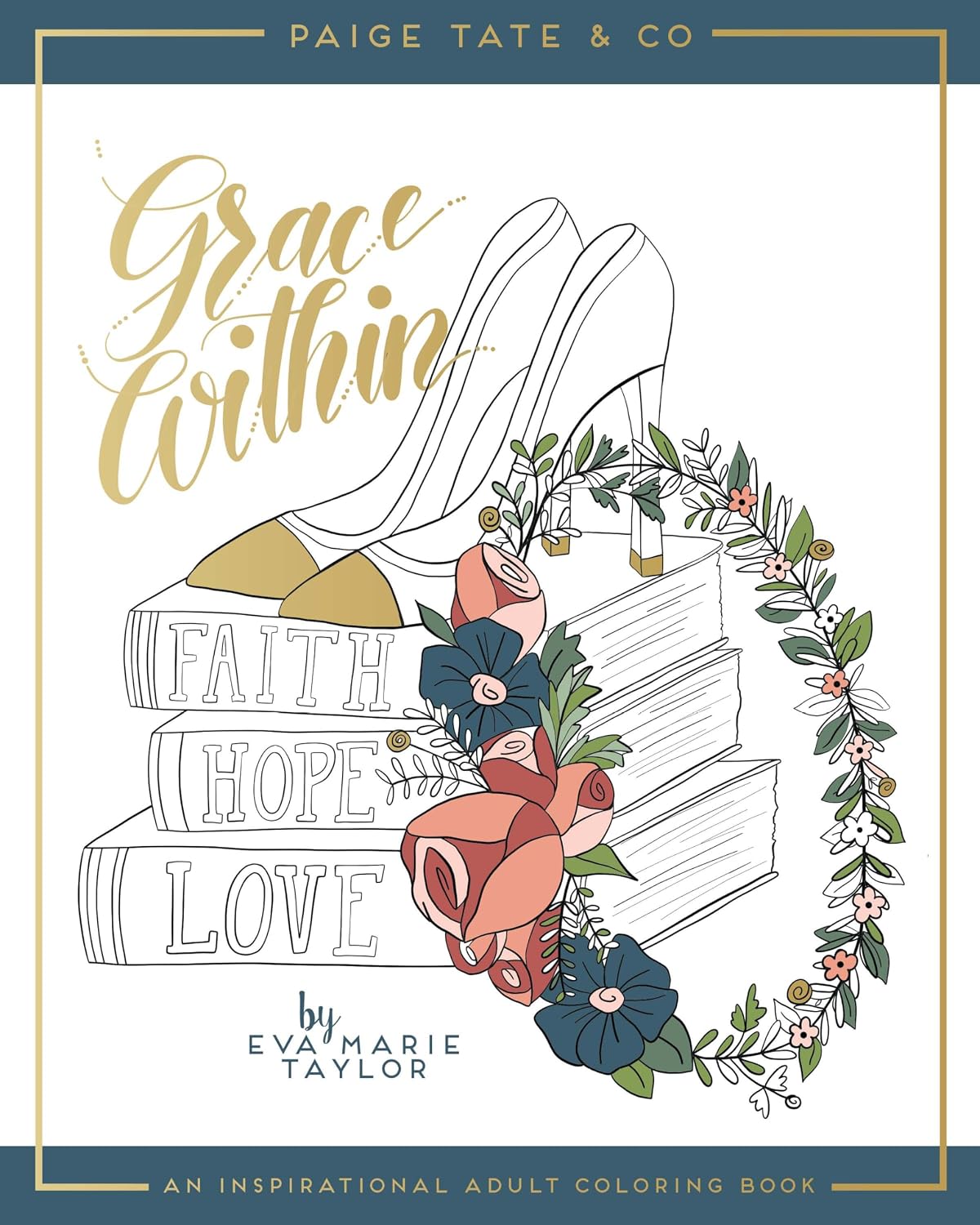 Amazon.com: Grace Within: An Inspirational Adult Coloring Book ...