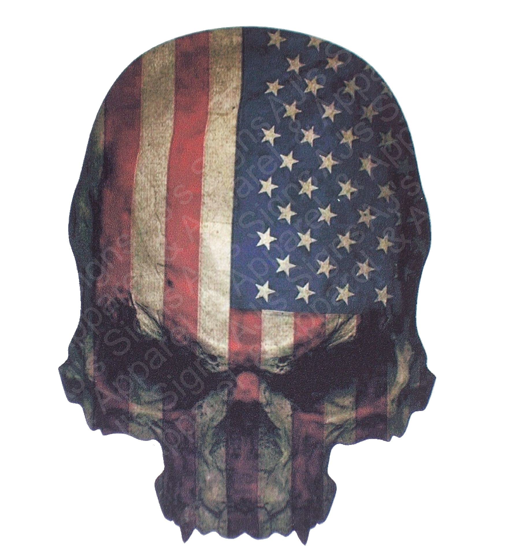 Amazon.com: Skull Vinyl Sticker Decal Cars Trucks Vans Walls Laptop ...