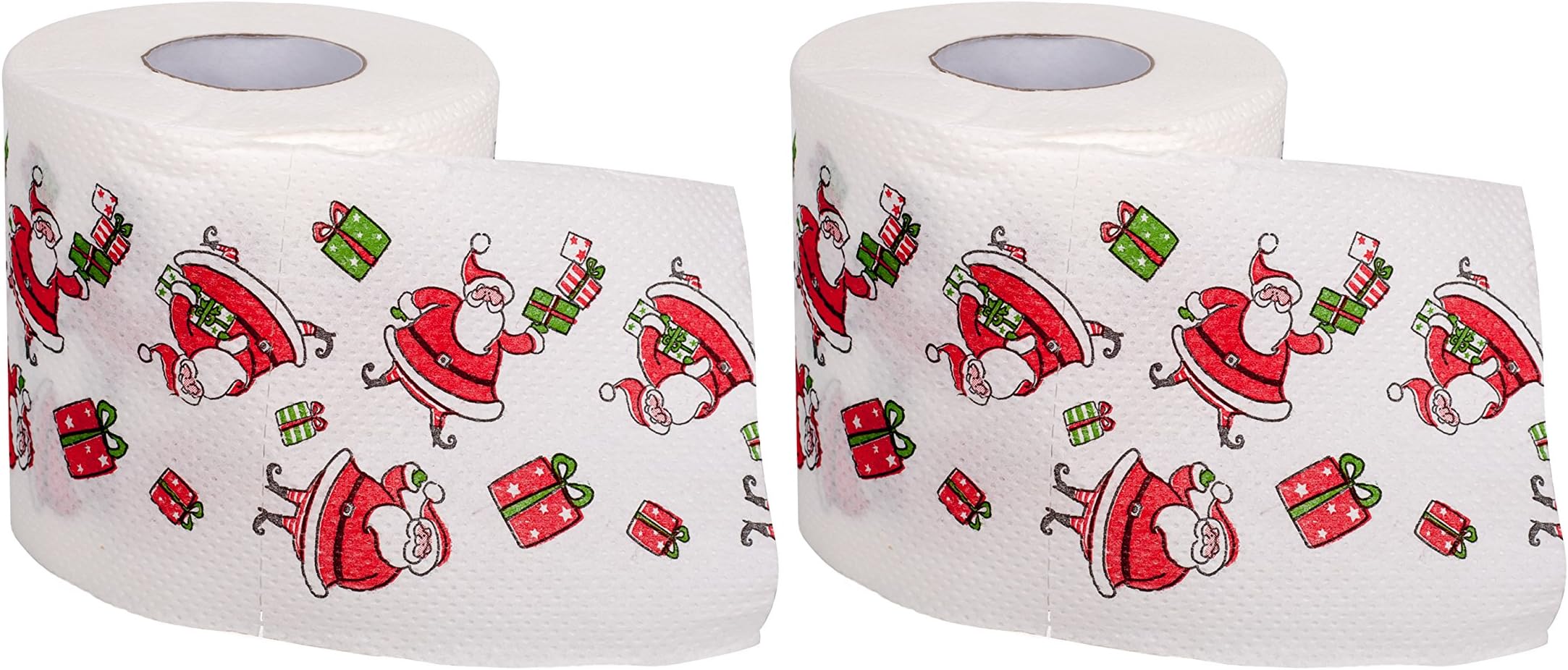 Amazon.com: SummitLink 2 Rolls of Merry Christmas Toilet Paper Tissue ...