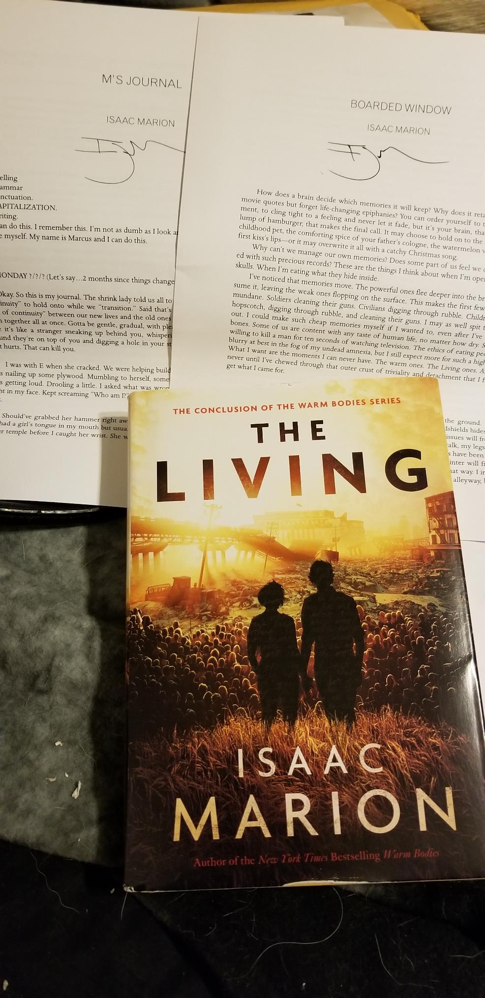 The Living: Isaac Marion: 9781939126399: Amazon.com: Books