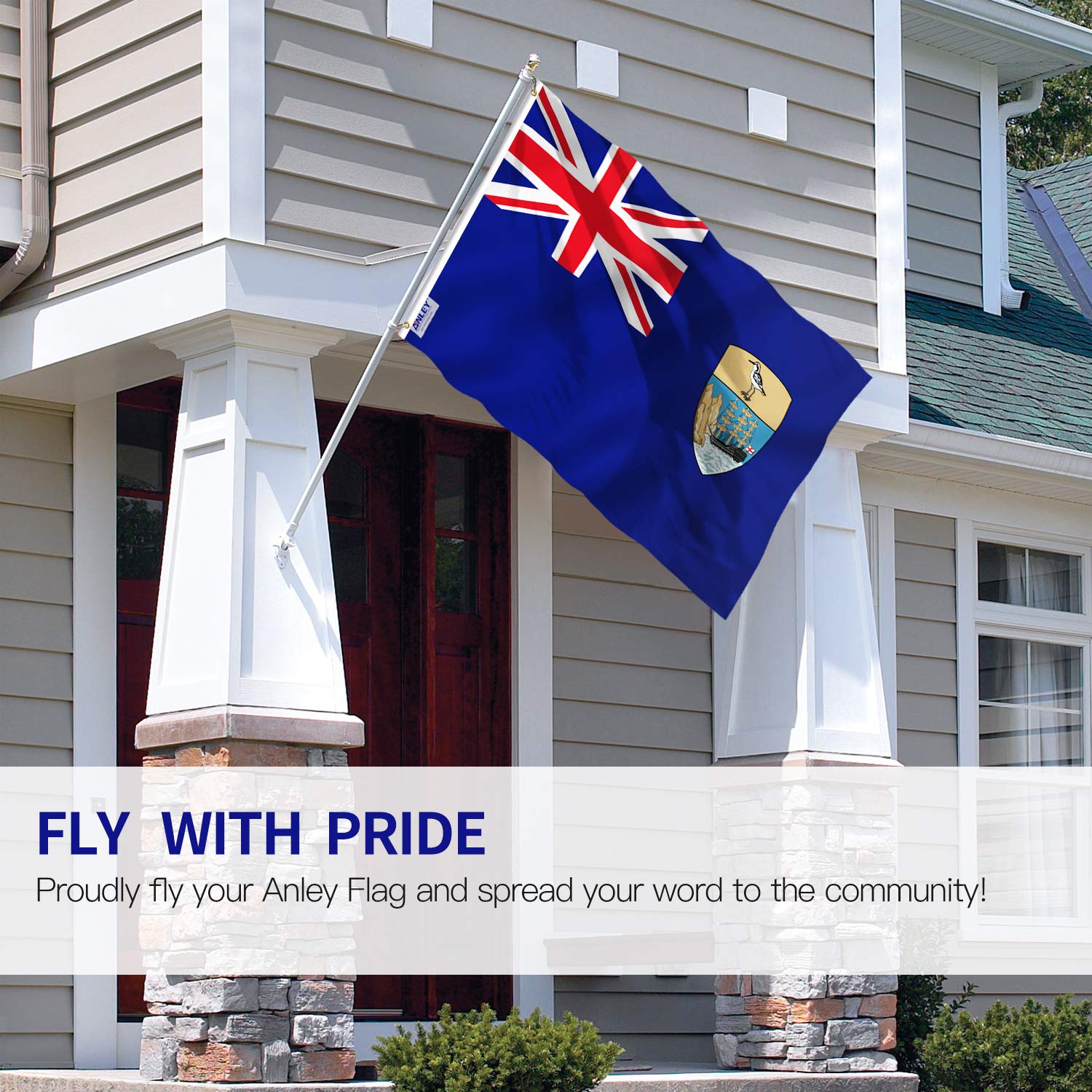 Helena Flag Official National Flag Of Saint Helena Ascension And