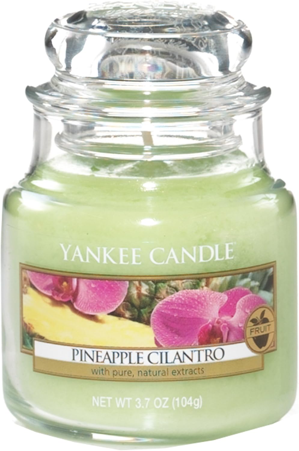 Amazon.com: Yankee Candle Small Jar Candle, Pineapple Cilantro : Home ...