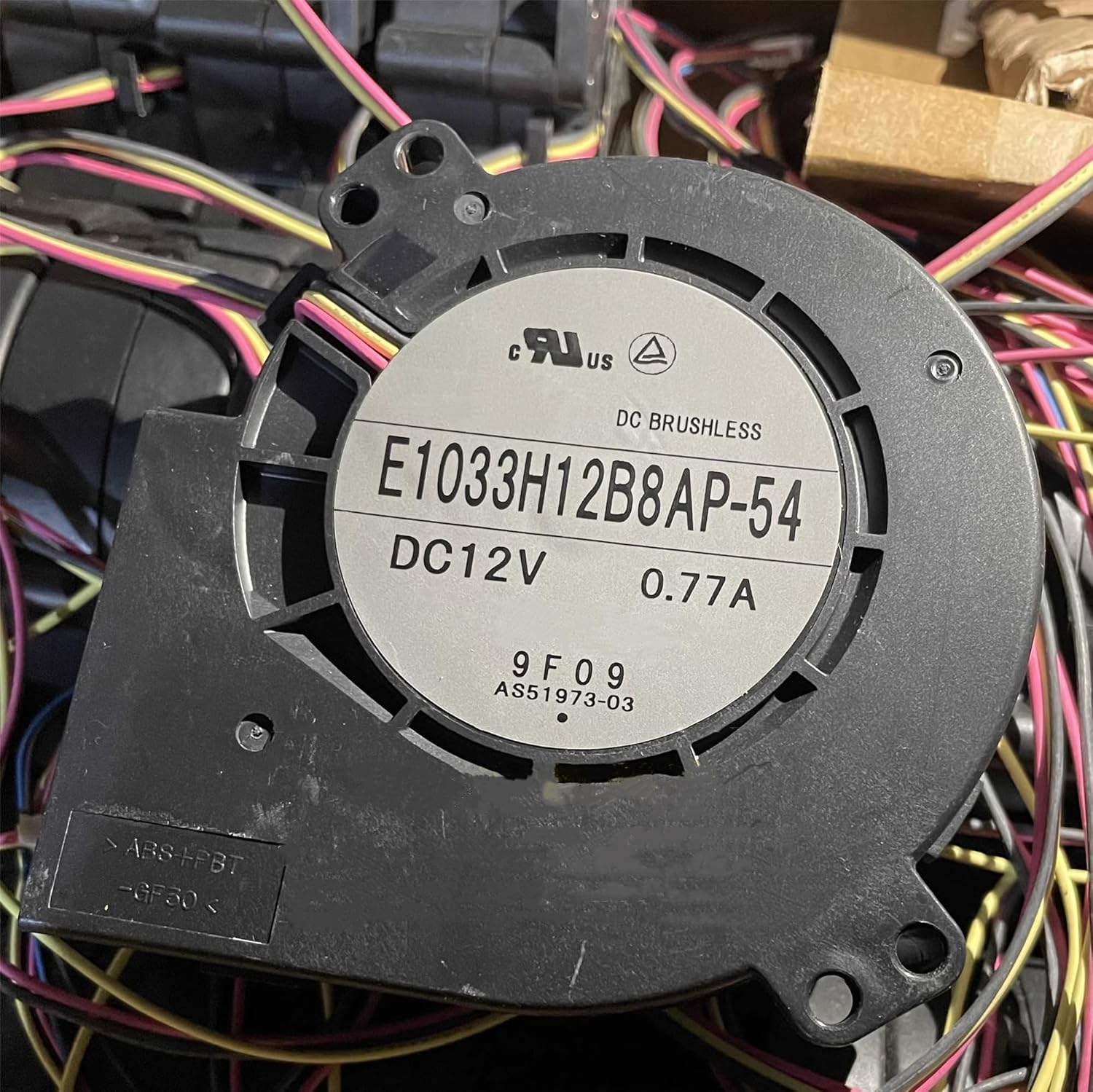 Amazon.com: E1033H12B8AP-54 DC12V 0.77A 9733 97mm 3-wire turbo blower ...