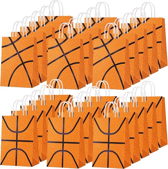 Amazon.com: 30 Pcs Basketball Party Bags Baseball Gift Goodie Favor ...