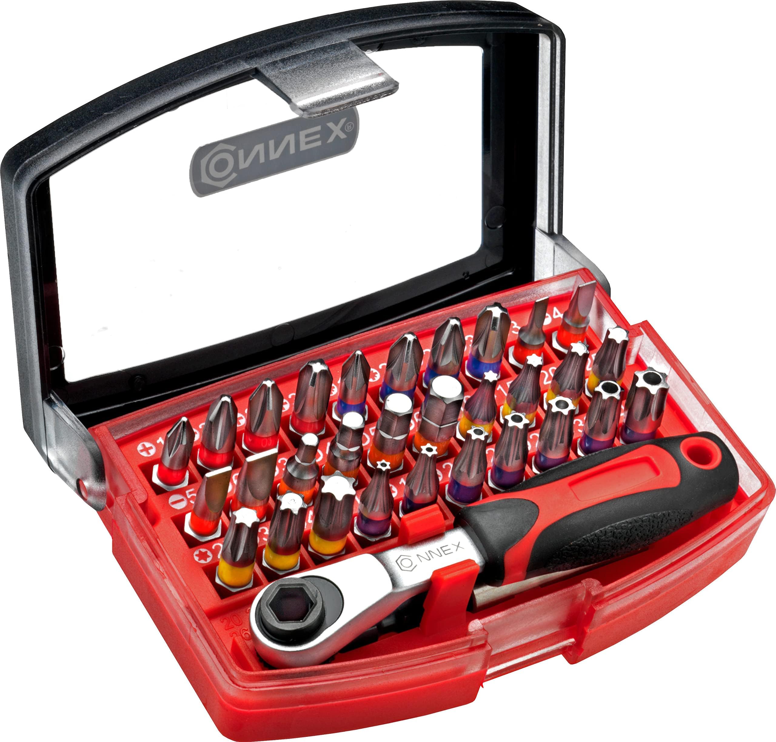 59/S54BC Colour-Coded Bit Set, 54 Piece, Orange() : Amazon.co.uk: DIY ...