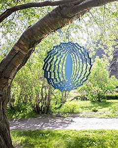 Amazon.com: Shiny Diamond Prints Wind Spinner 3D Stainless Steel, 8 in ...