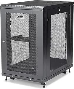 Amazon.com: StarTech.com 19" 18U Server Rack Cabinet - 4-Post ...