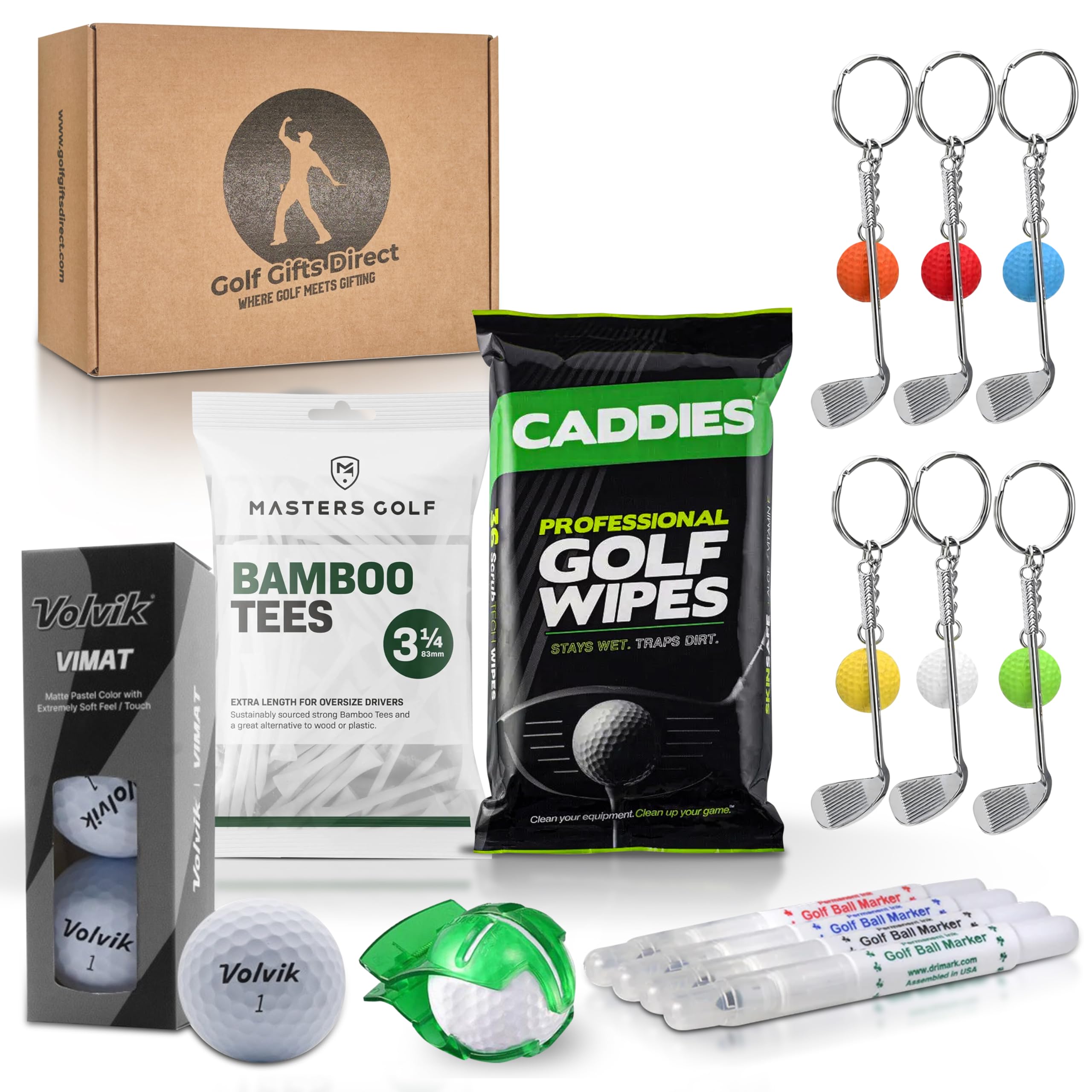 Unique Golf Tournament Gifts Personalized Golf Gift Box Set With