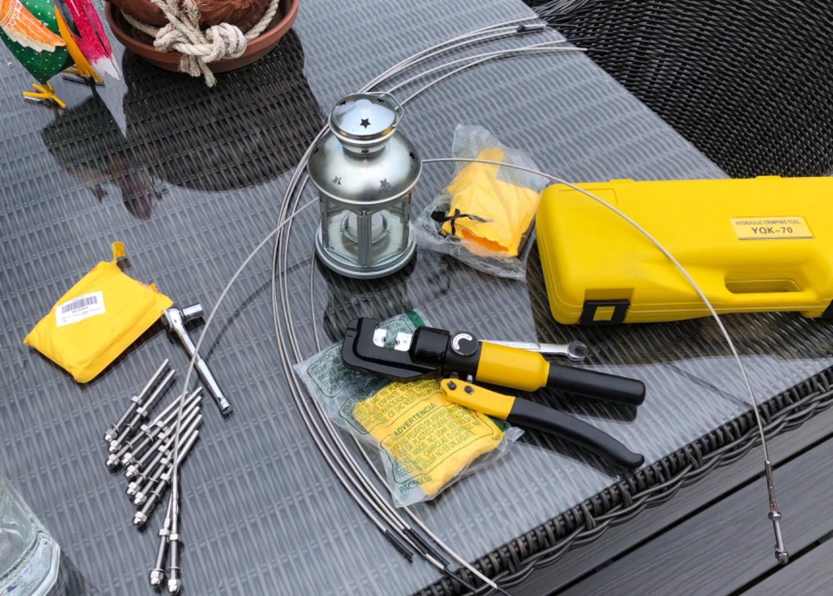 10 Ton Hydraulic Wire Force Terminal Crimper Cable Crimping Tool ...