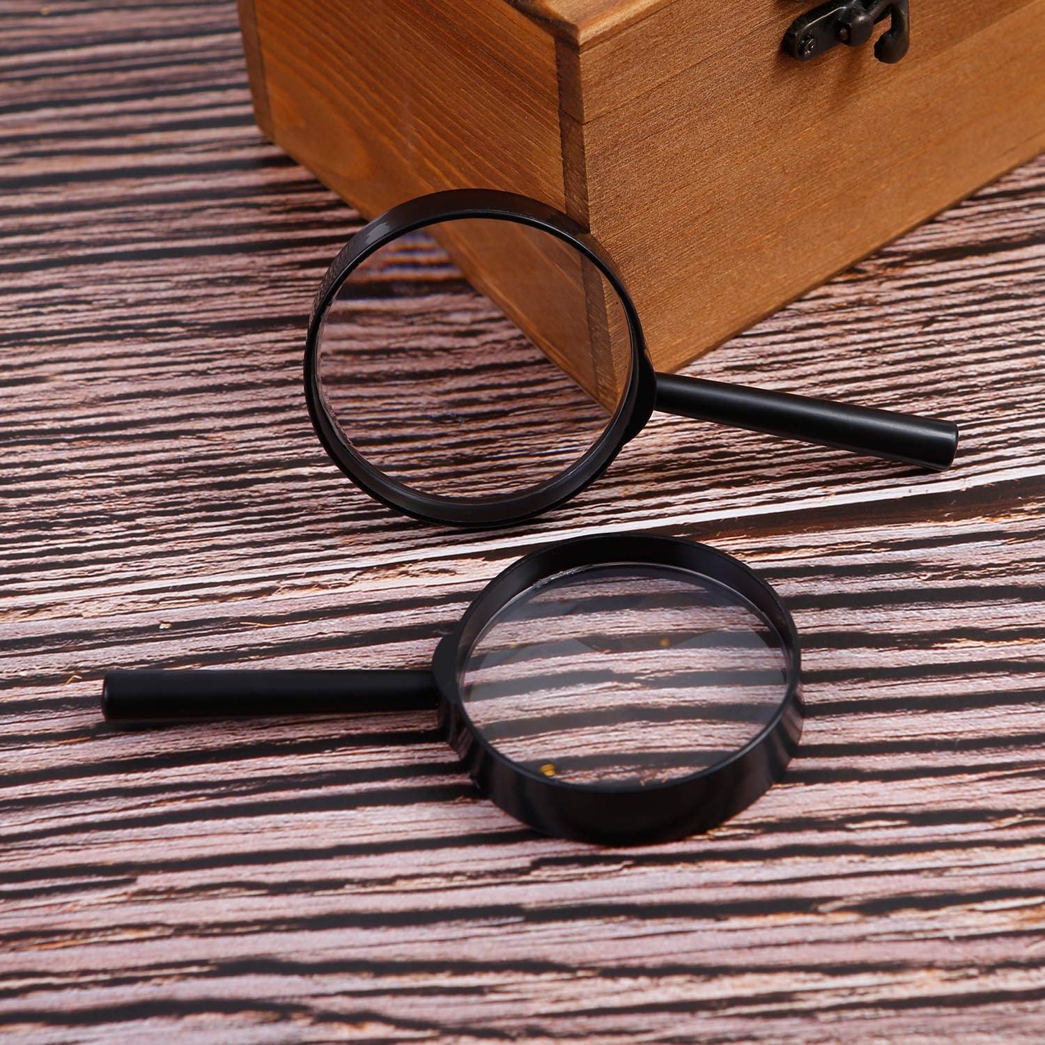 Snapklik.com : Elcoho 12 Pack Handheld Magnifier Plastic Magnifying ...