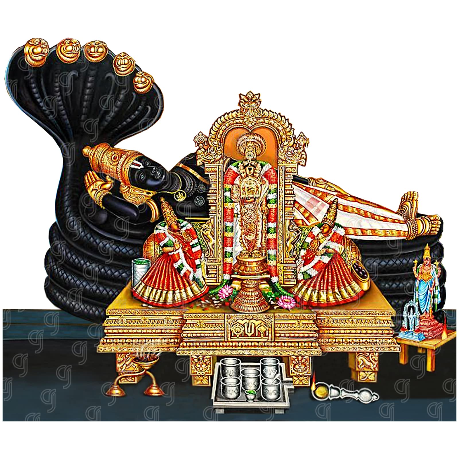 Giriram Photos - Sri Ranganatha Swamy, Srirangam - Wall Hang/Table Top ...