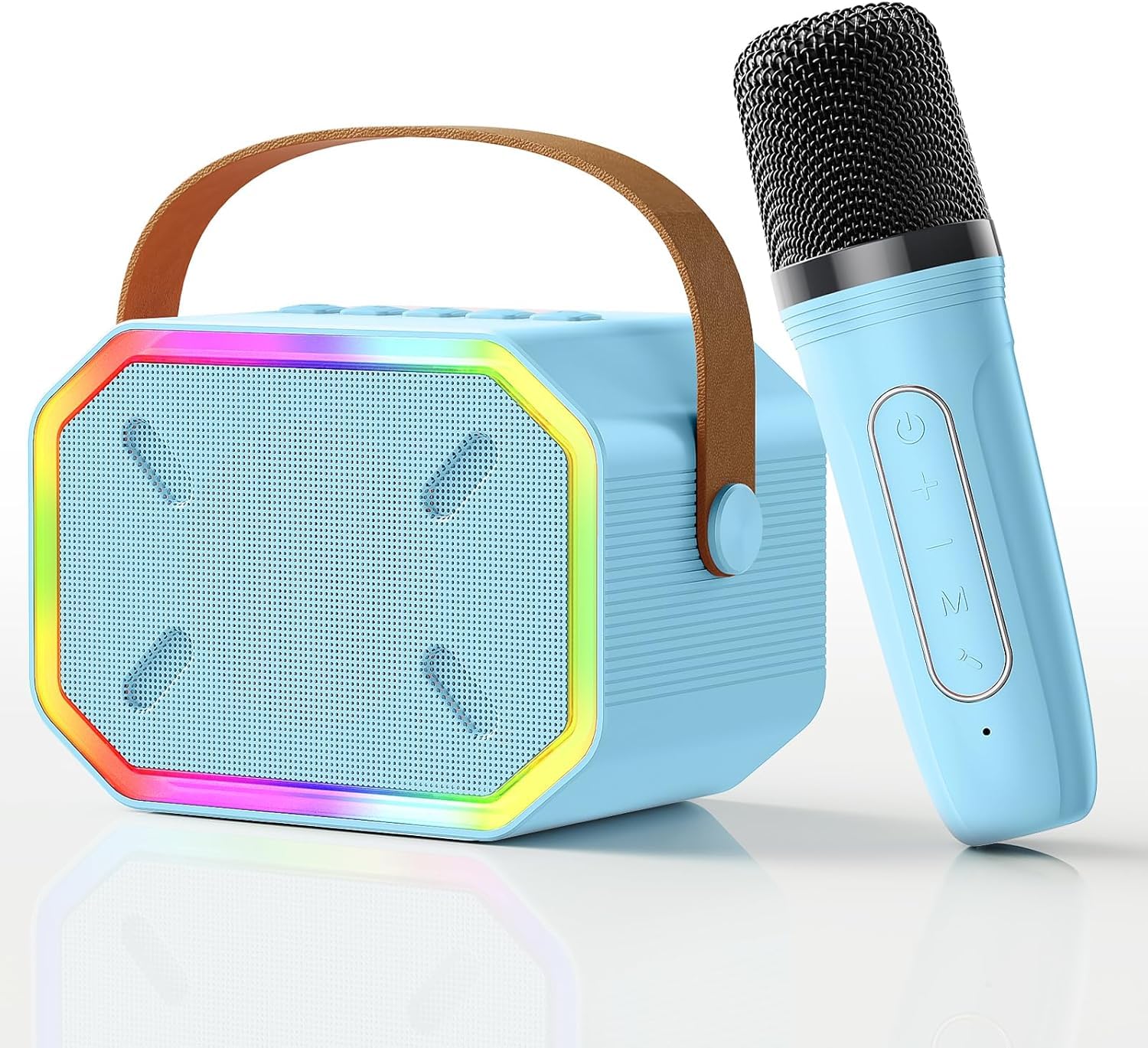 Amazon.com: Mini Karaoke Machine with Kids Microphone,Bluetooth Karaoke ...