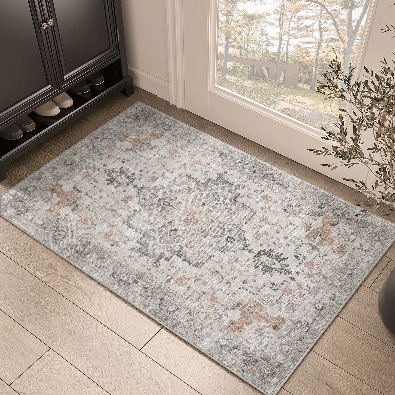 Amazon.com: GENIMO Area Rug 2x3 Doormat, Machine Washable Low Pile Rugs ...