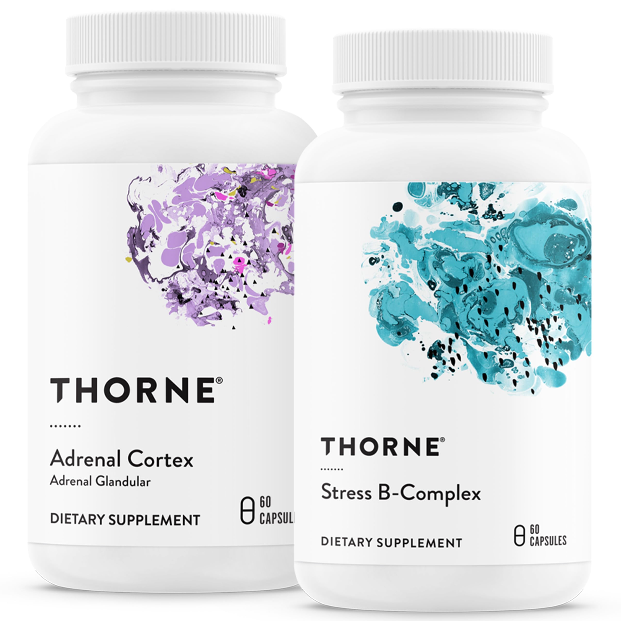 Amazon.com: THORNE Adrenal Support Bundle - Adrenal Cortex and Stress B ...