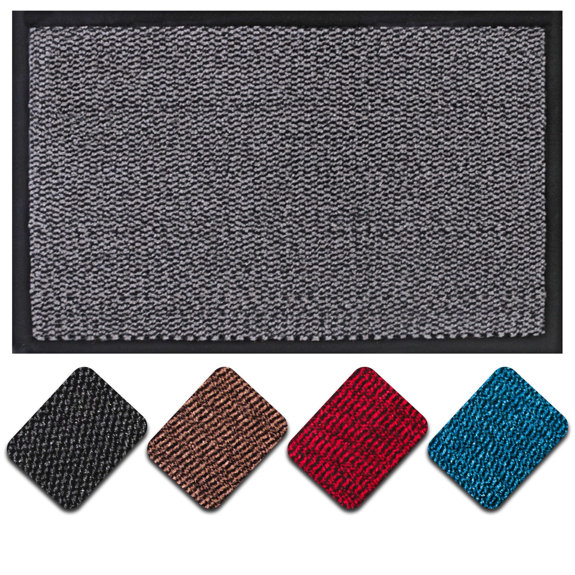 Hani Door Mat – Heavy Duty Door Matts Indoor – Large Non Slip Rubber ...