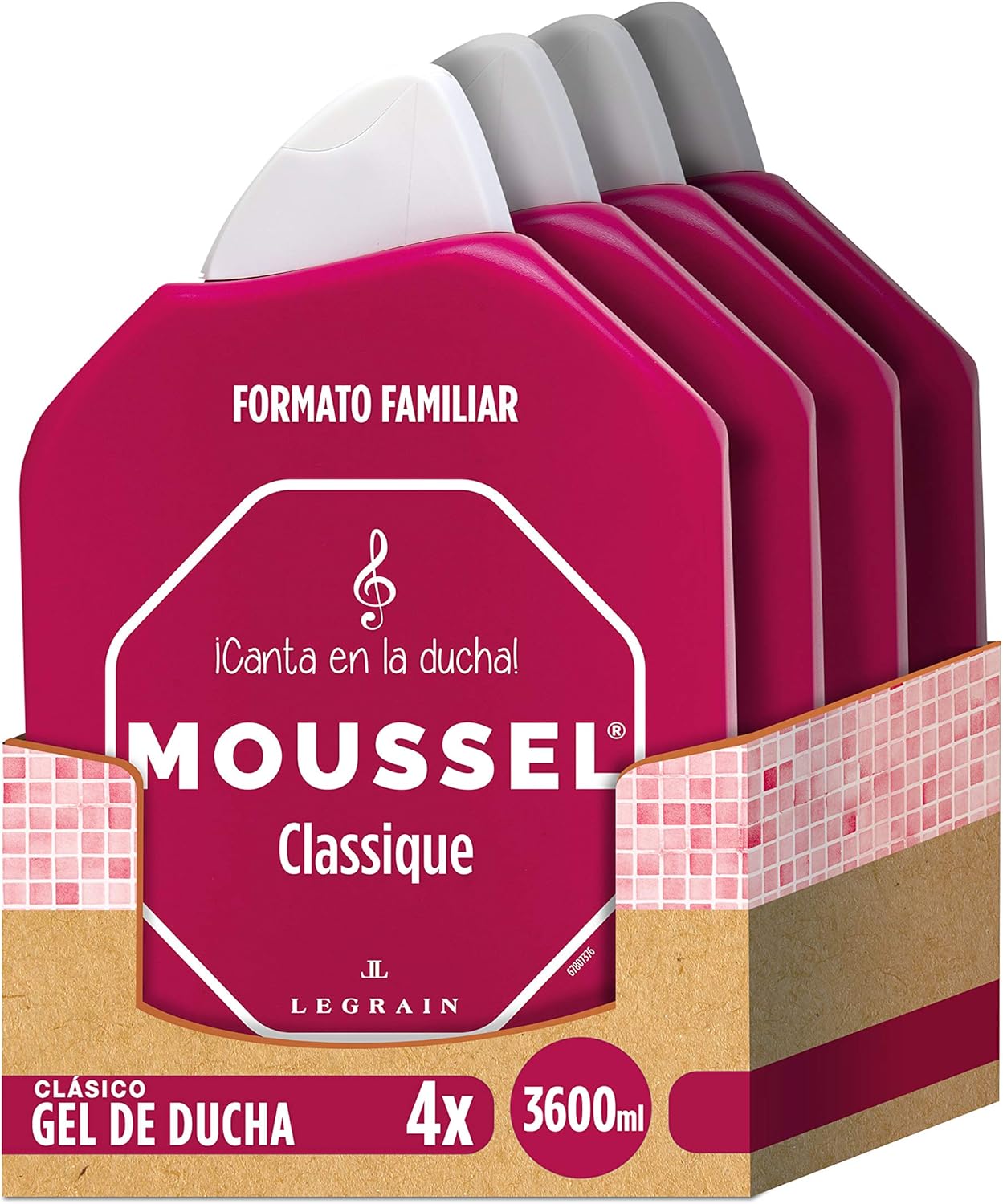 Moussel - Gel Ducha Clasico, Pack de 4x900ml : Amazon.es: Belleza
