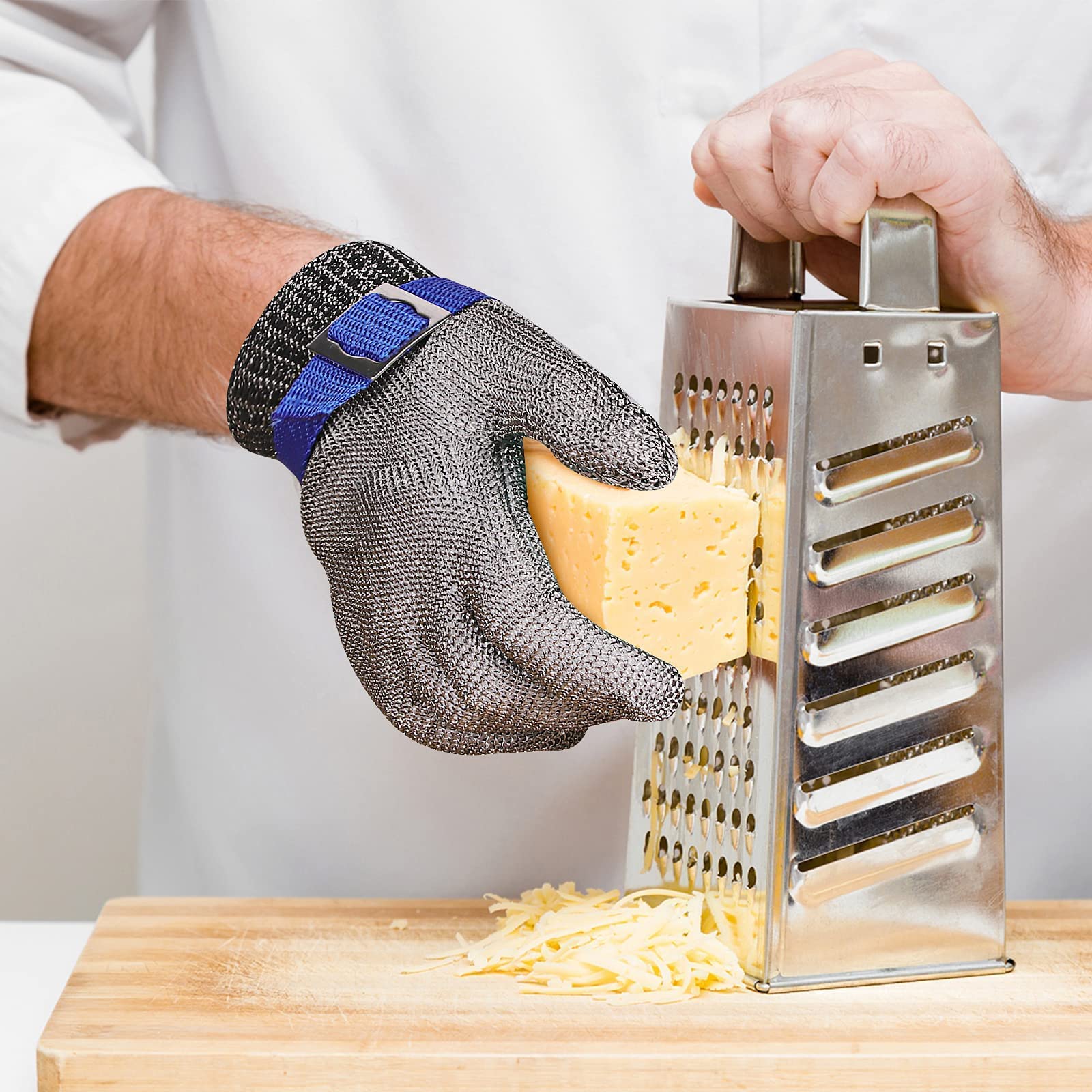 Snapklik.com : Level 9 Cut Proof Glove, Chainmail Gloves Kitchen Gloves ...