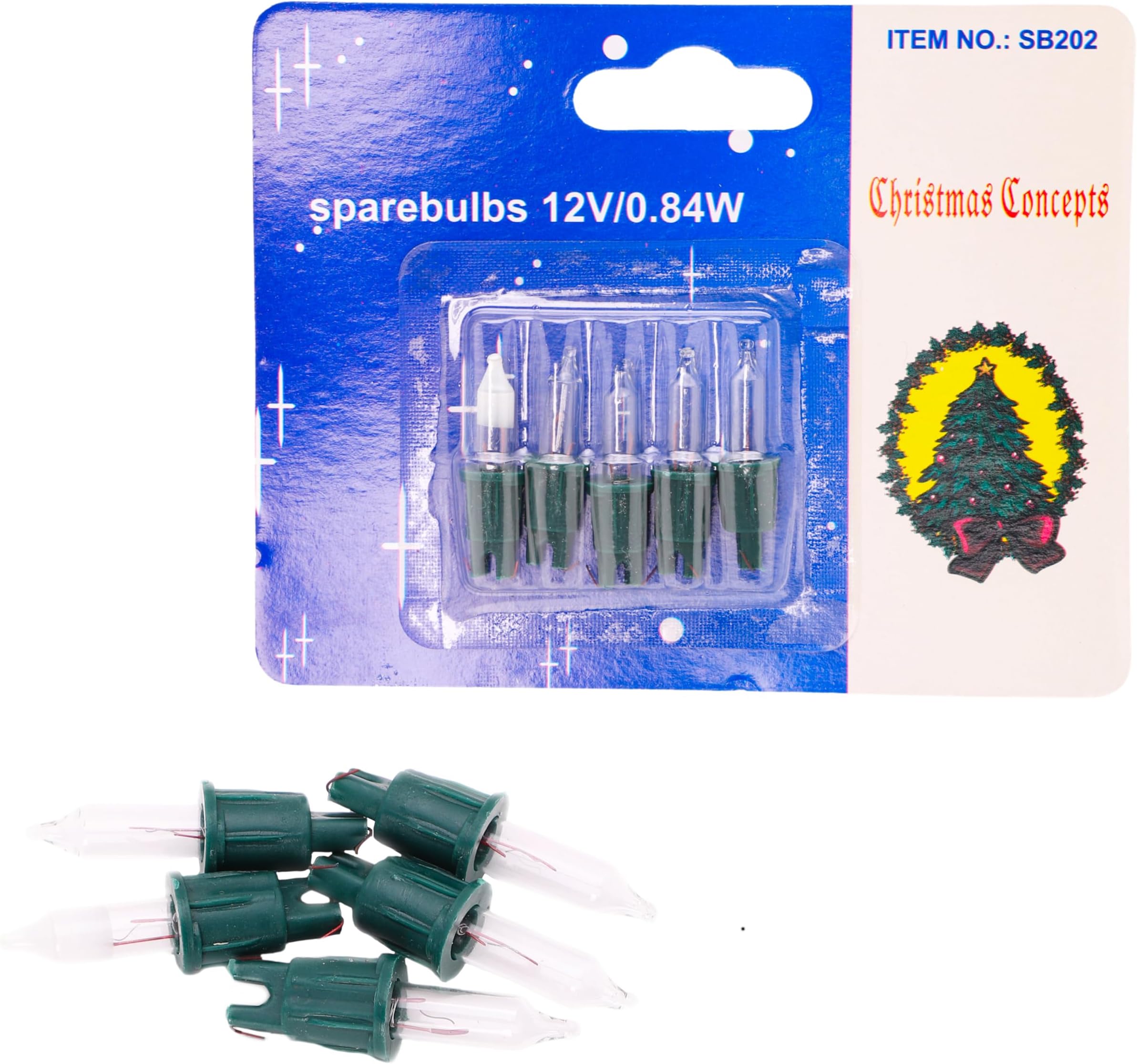 4 Clear Push In Spare Bulbs 6v 0.1a & 1 Fuse Bulb 6v 0.09a (SB18/277 ...