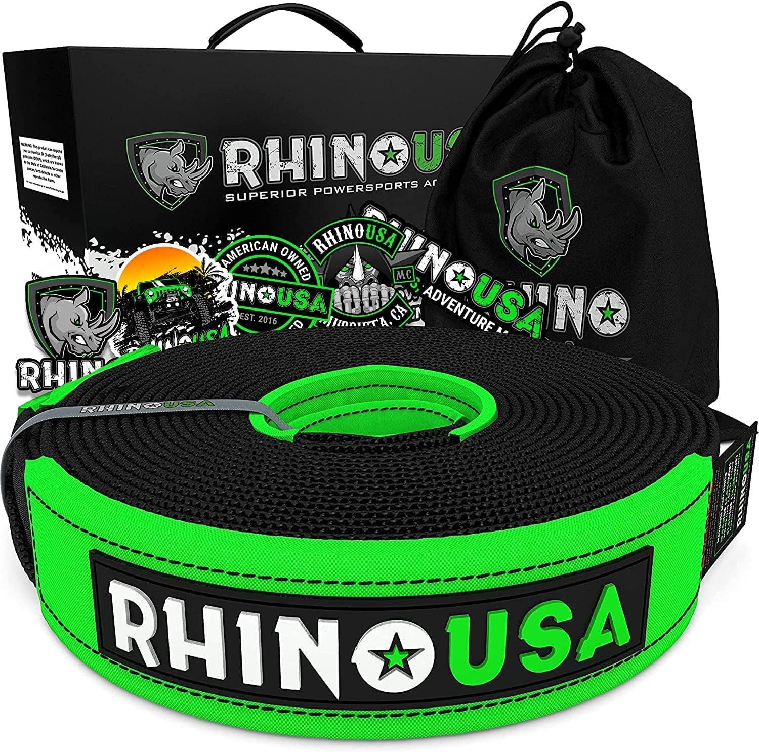 Amazon.fr : Rhino USA Sangle d’Arrimage- Corde Remorque Résistante à la ...