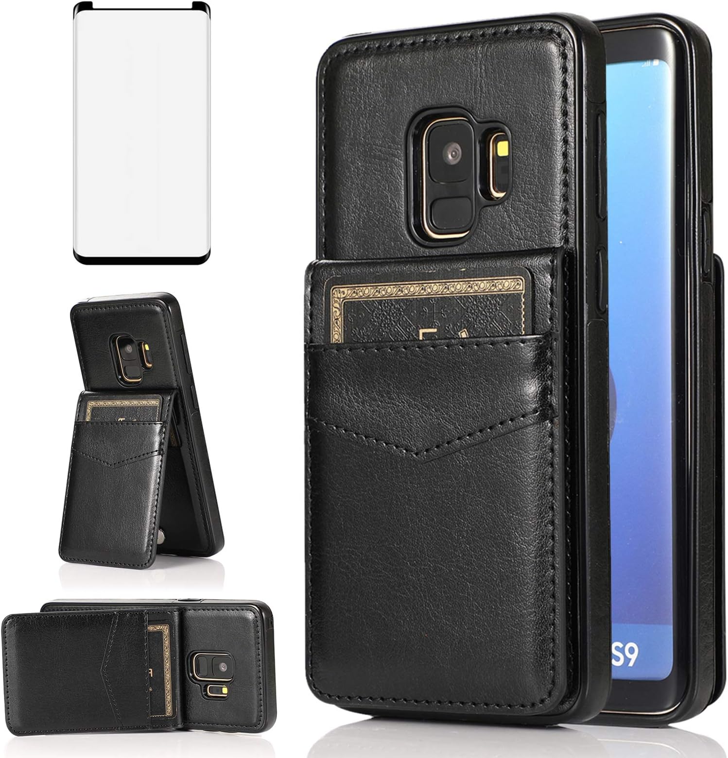 Amazon.com: Asuwish Phone Case for Samsung Galaxy S9 with Tempered ...