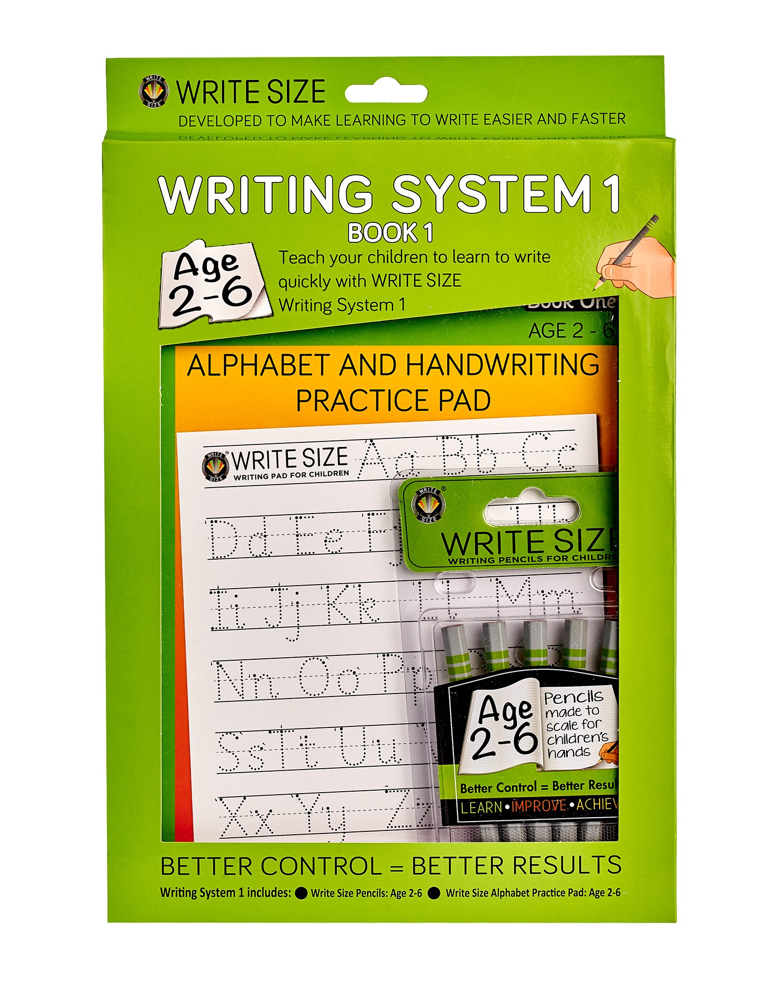 Write Size Writing System 1 - Writing Pencils For Children and Alphabet ...