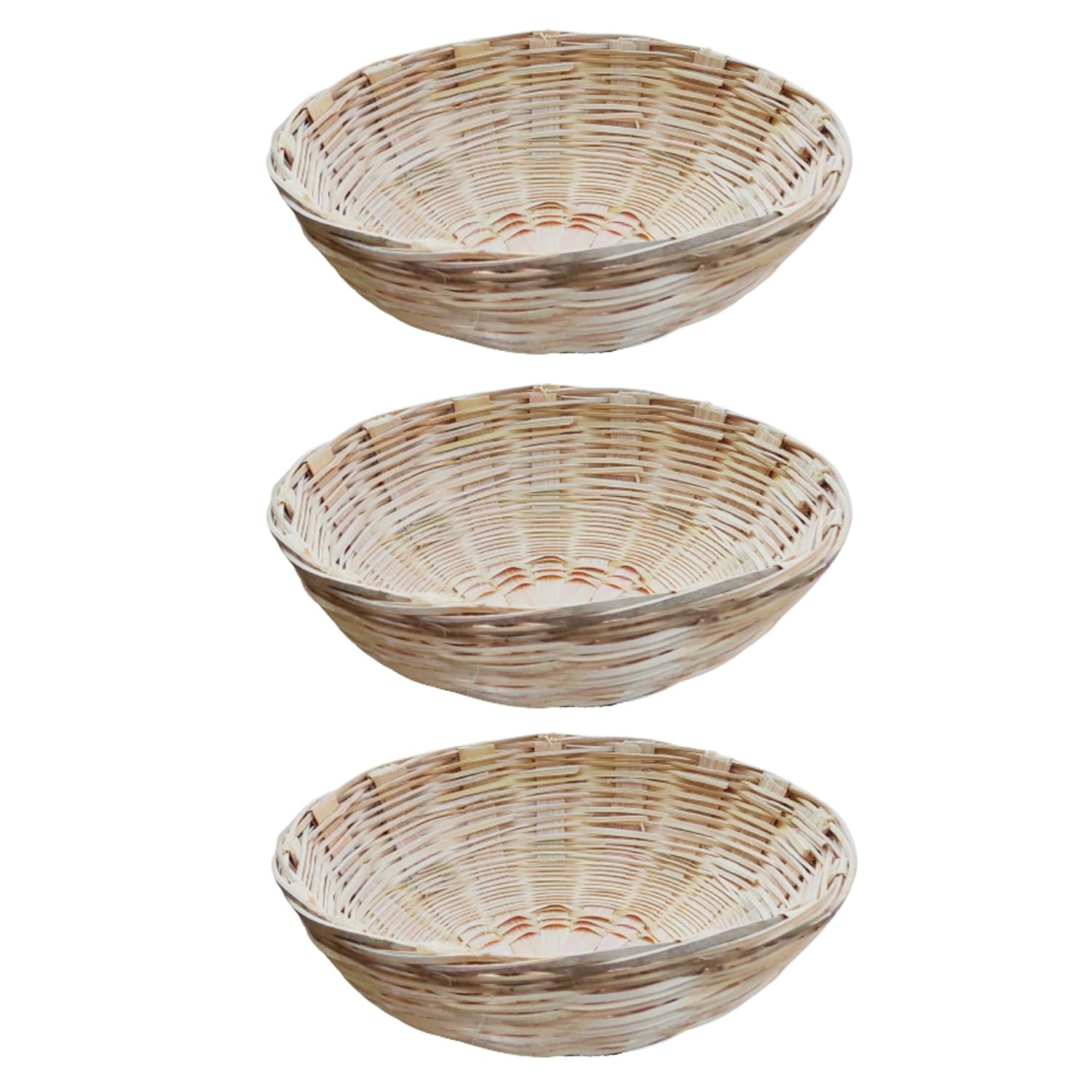 Best Handmade Bamboo Traditional Fruit and Vegetable Basket Tokri (11 ...