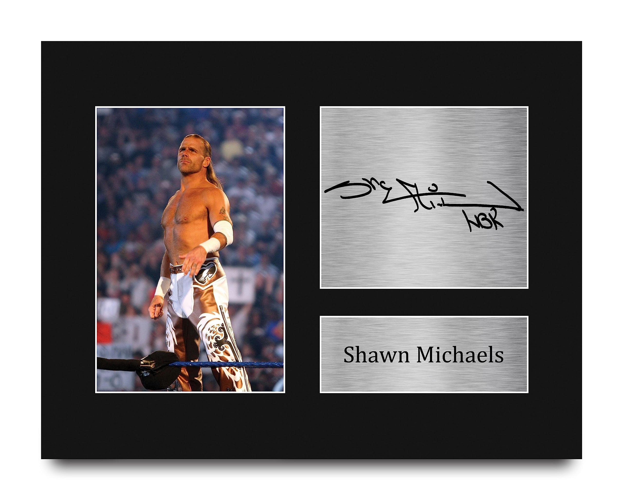 Amazon.com: HWC Trading Shawn Michaels Gifts Signed Printed Autograph ...