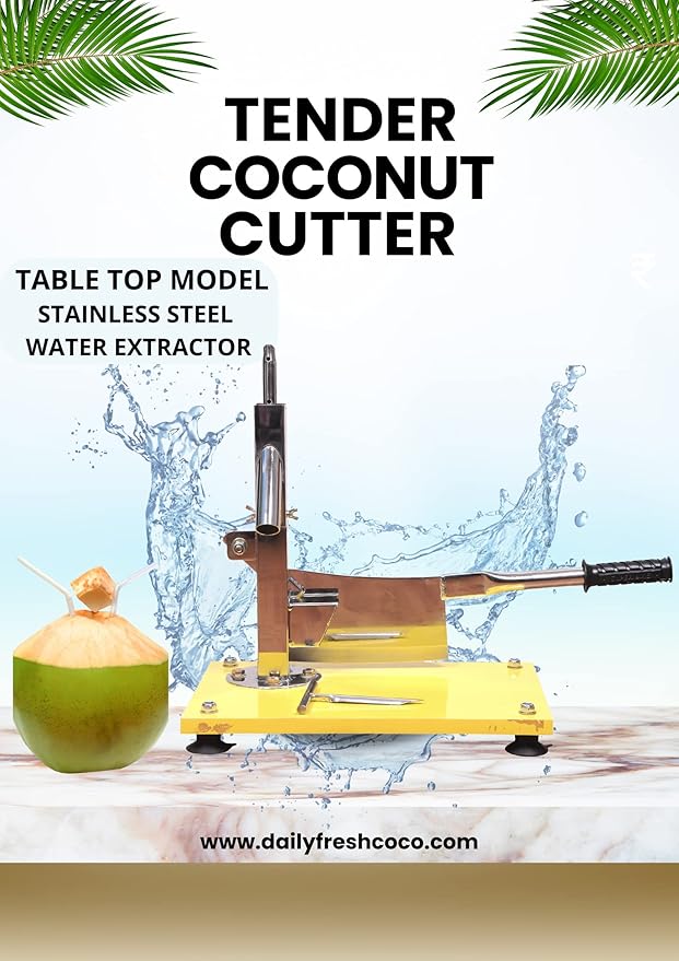 Buy Stainless Steel Table Top Tender Coconut Cutter/Vegetables Cutter ...